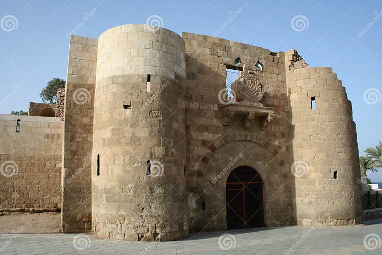 Aqaba castle stock photo. Image of castle, museum, stronghold - 5531502