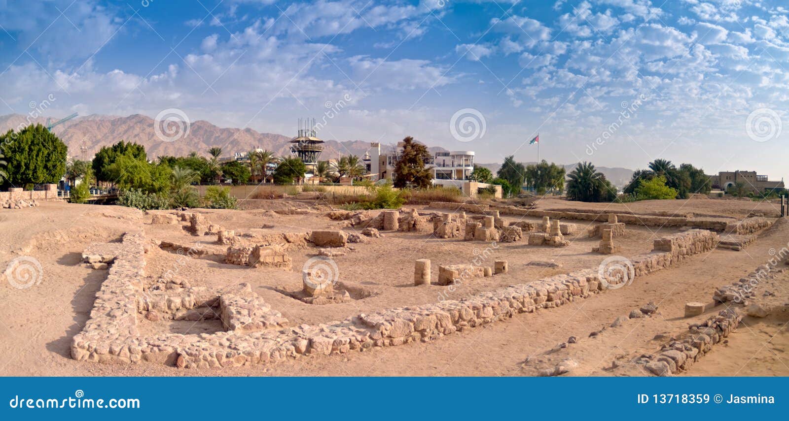 Aqaba in Jordan stock image. Image of outside, historic - 13718359