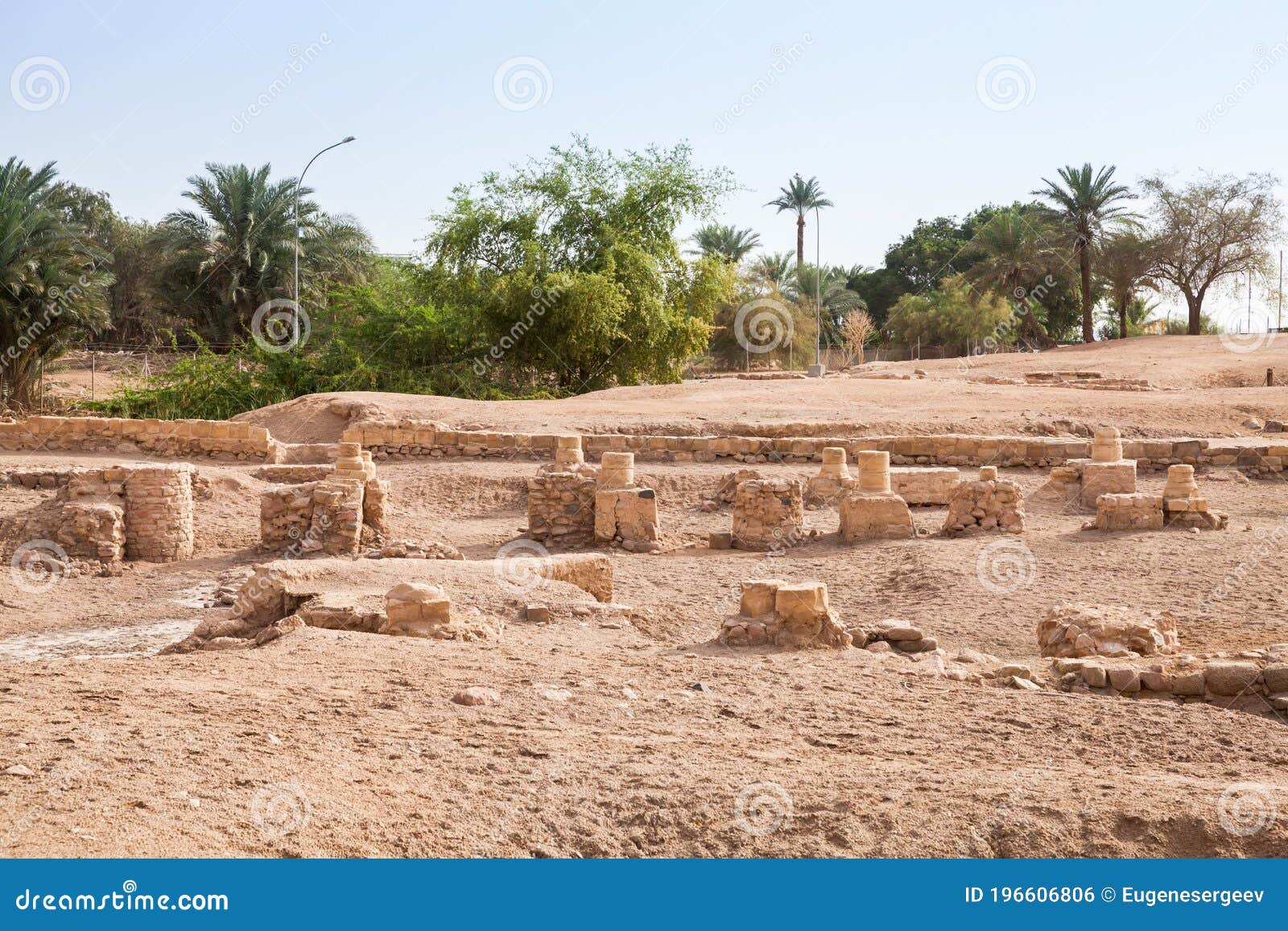 Aqaba, Jordan. Ruins of an Ancient Islamic City Stock Photo - Image of ...