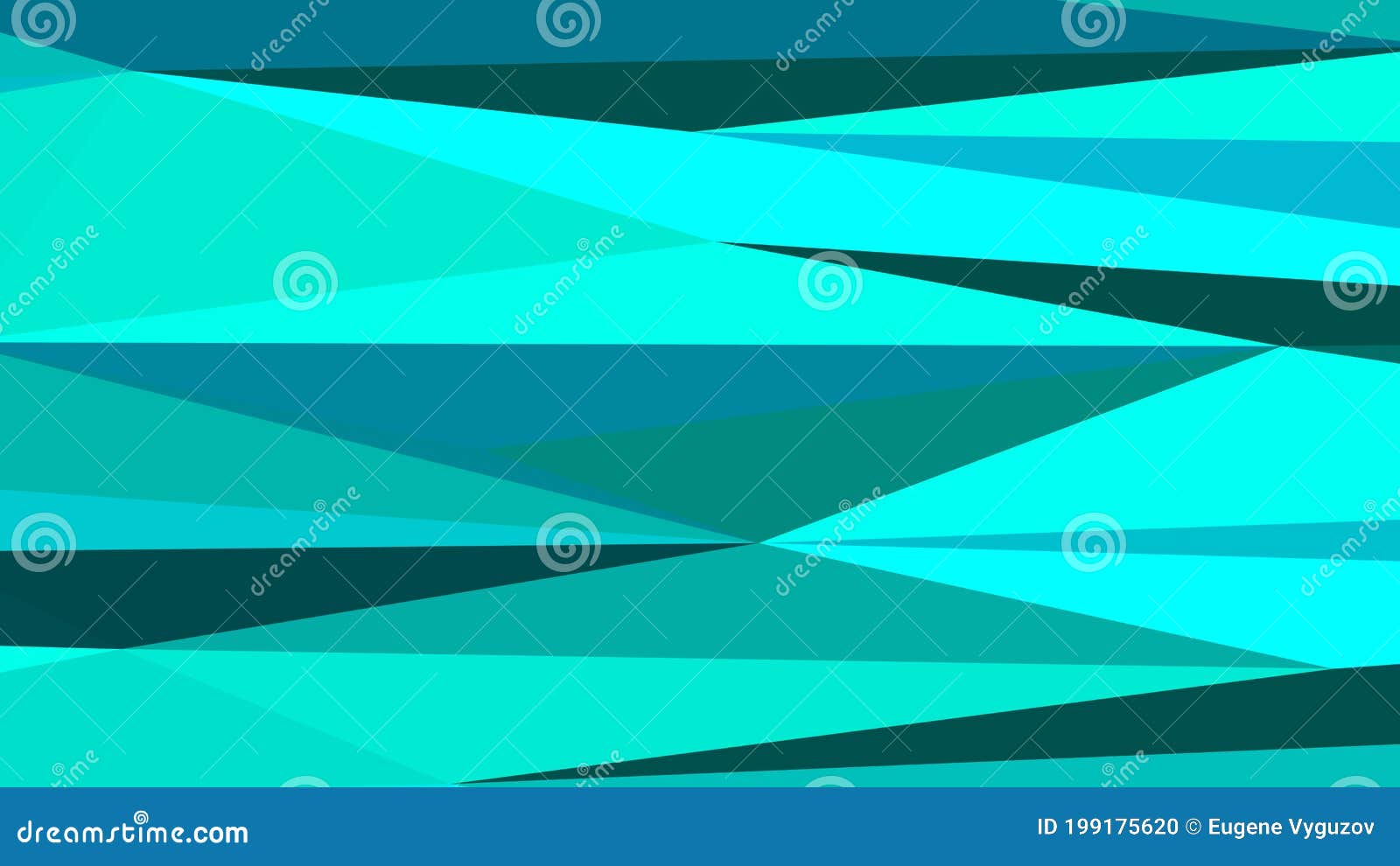 Aqua Abstract Background. Geometric Vector Illustration Stock Vector ...