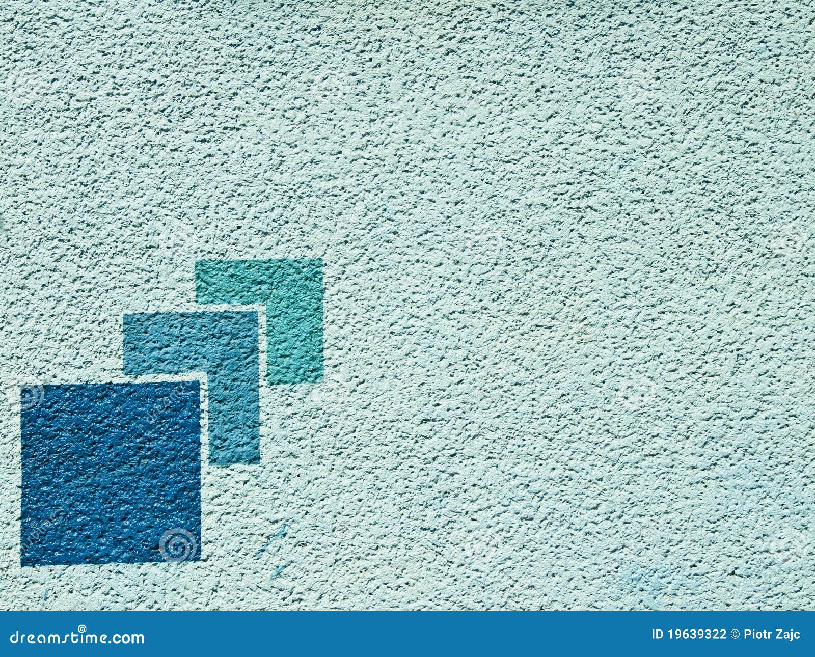 Aqua Blue Paint Wall with Pattern Stock Photo - Image of dark, material ...