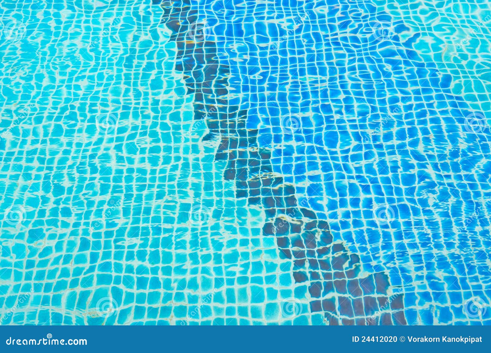 Aqua Blue Tone Tile In Water Stock Photo - Image of light, mosaic: 24412020