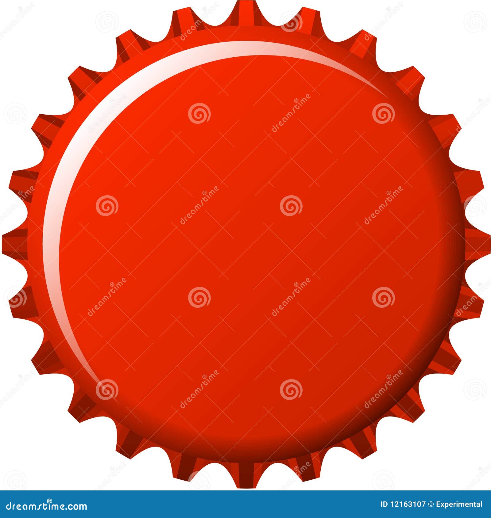 Aqua Button in Red Crown Cap Stock Illustration - Illustration of ...