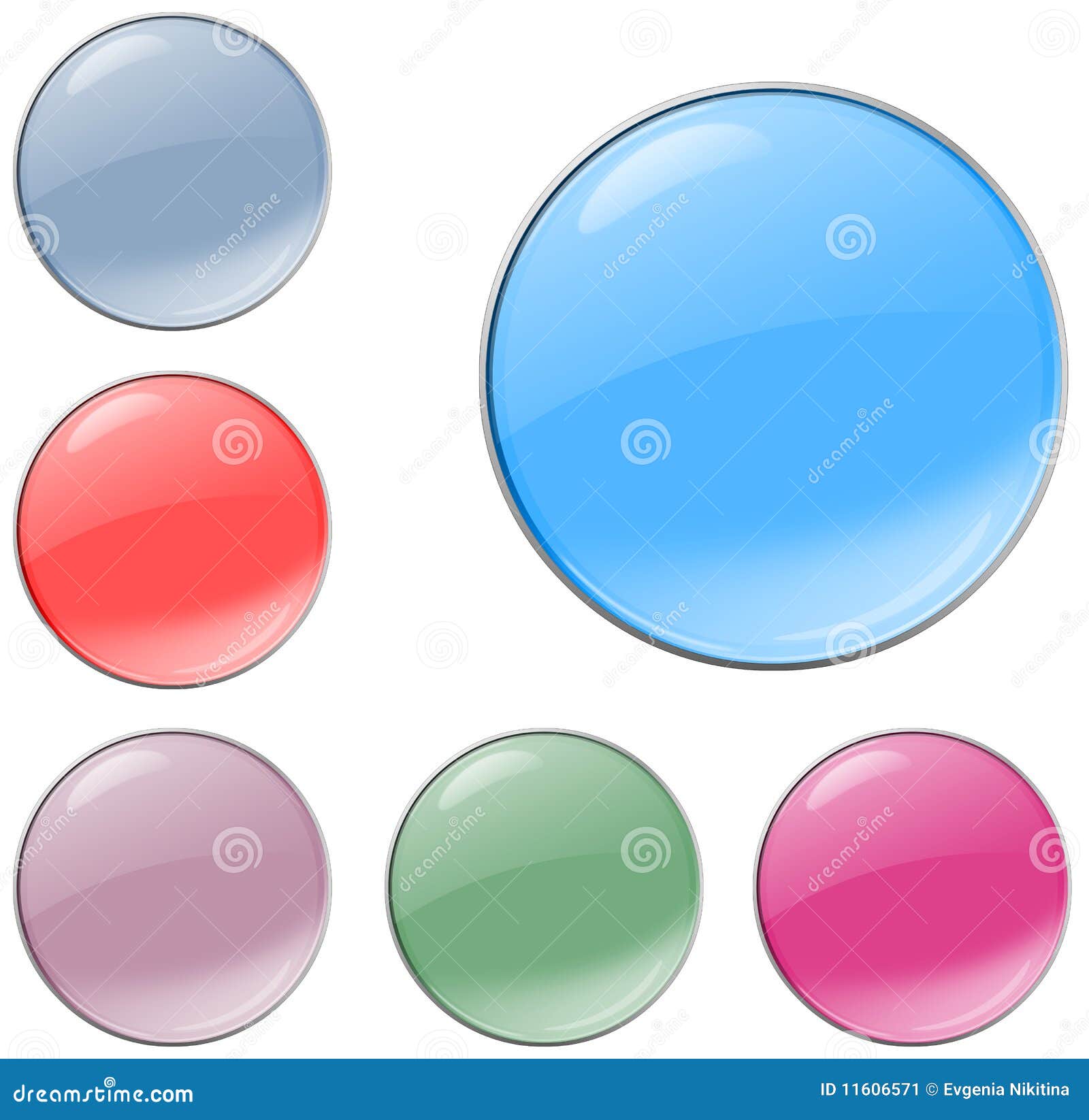 Aqua buttons stock illustration. Illustration of glossy - 11606571