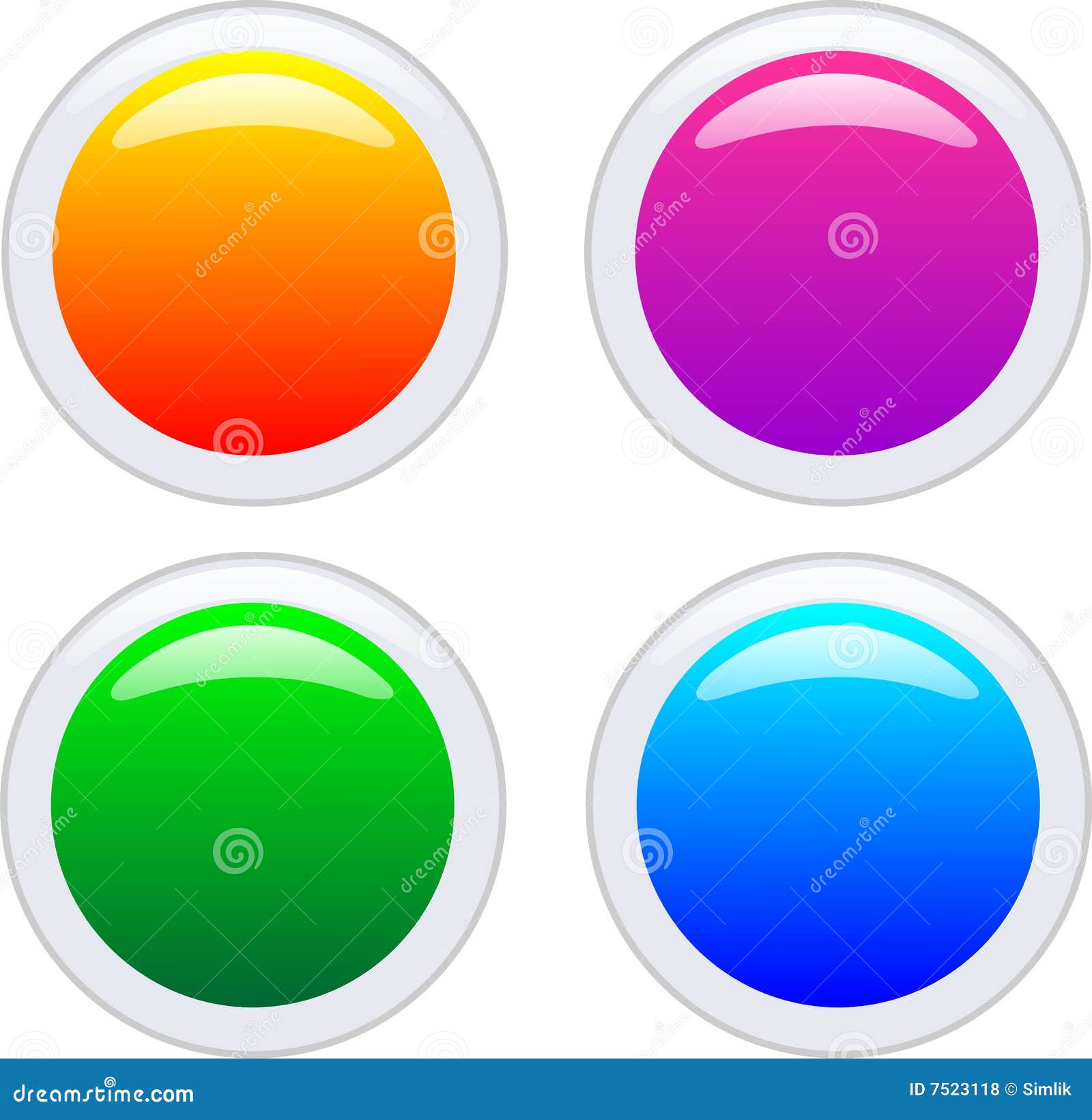 Aqua buttons stock vector. Illustration of mesh, internet - 7523118