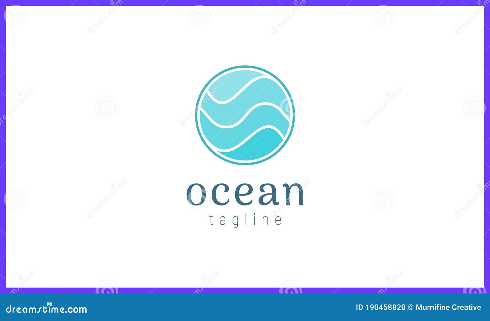 Aqua Colored Water Wave Abstract Design Stock Vector - Illustration of ...