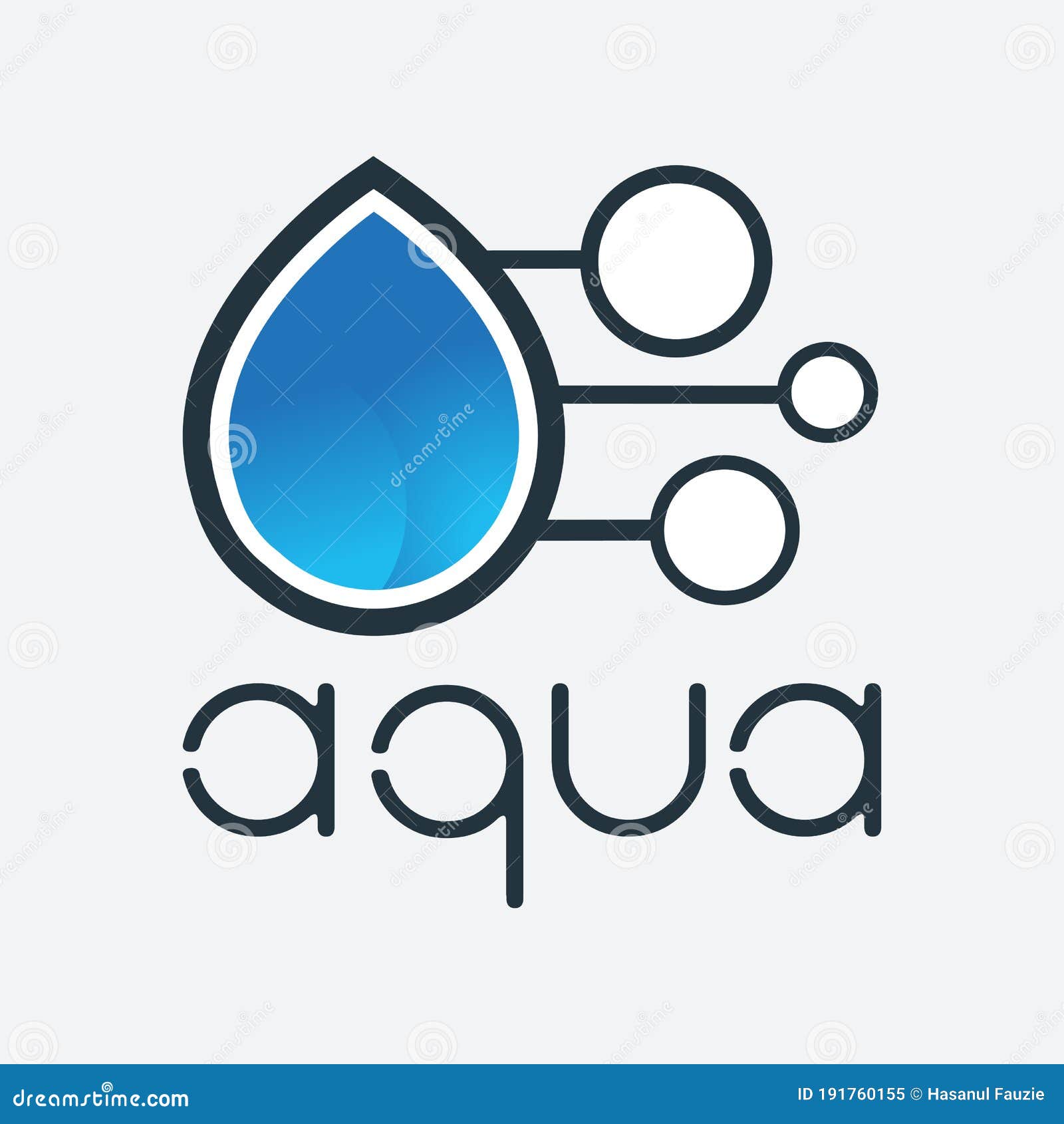 Aqua Modern Futuristic Logo Vector Stock Vector - Illustration of ...