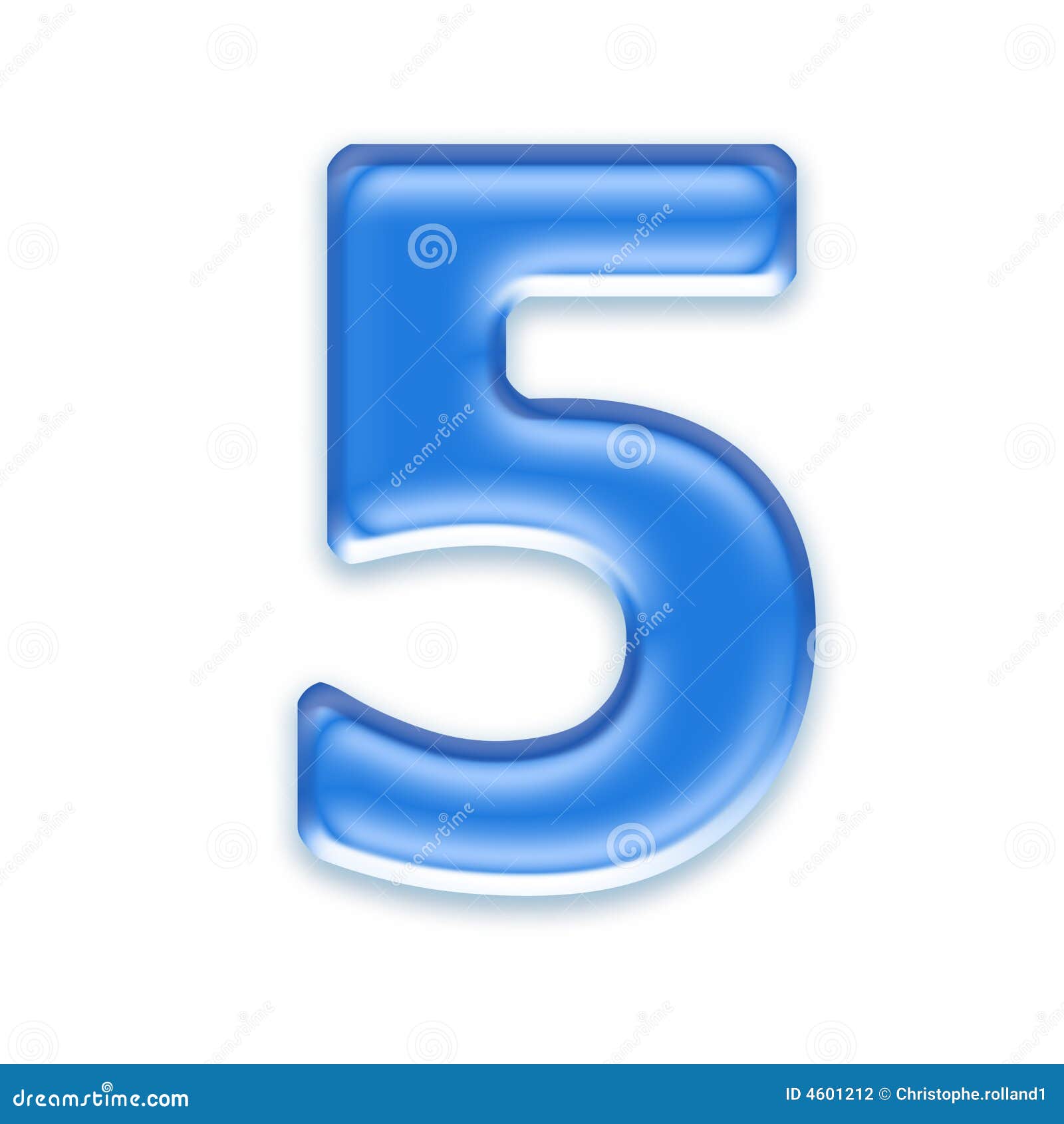 Aqua number stock illustration. Illustration of website - 4601212