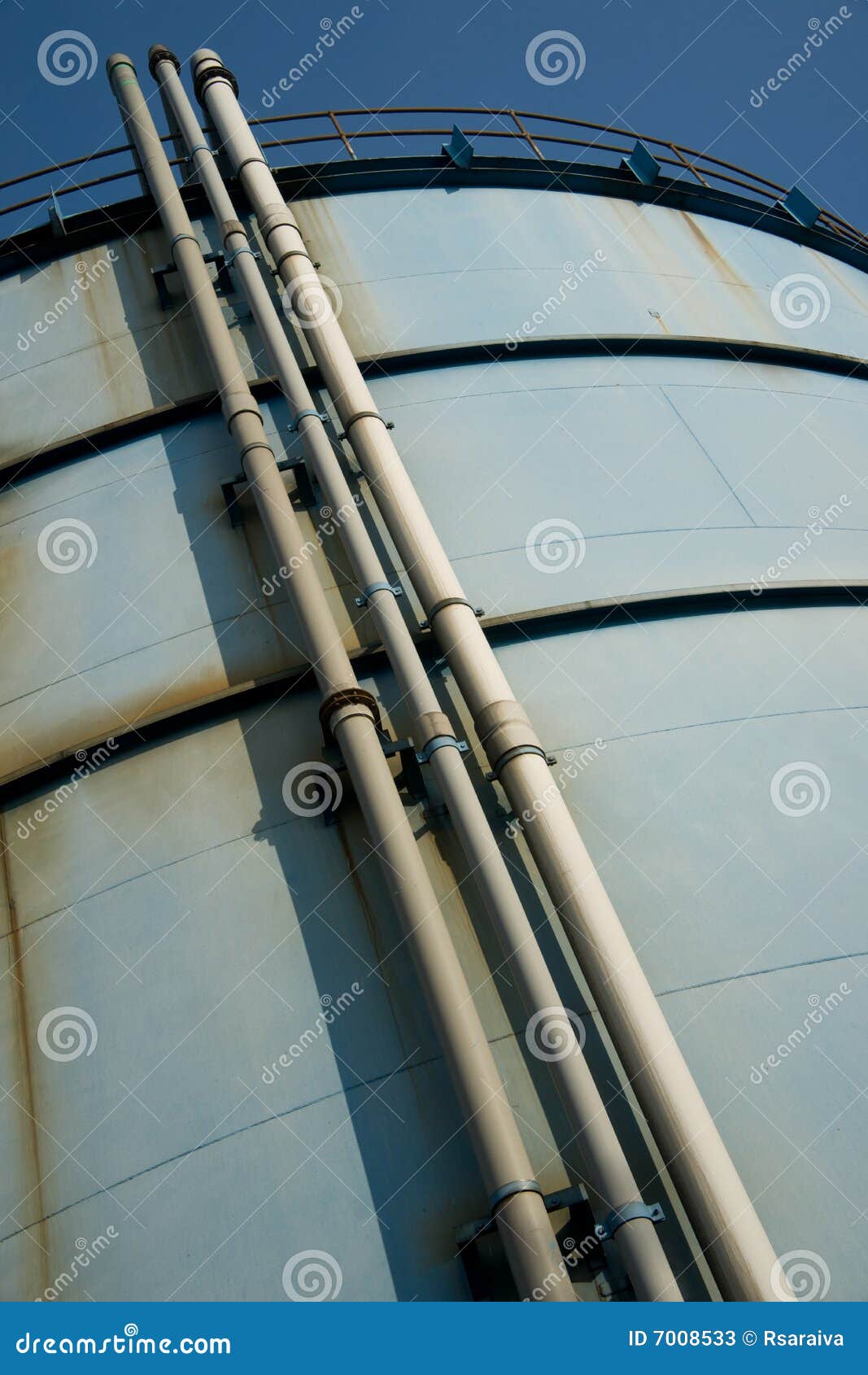 Aqua rusty tank stock image. Image of green, factory, environment - 7008533
