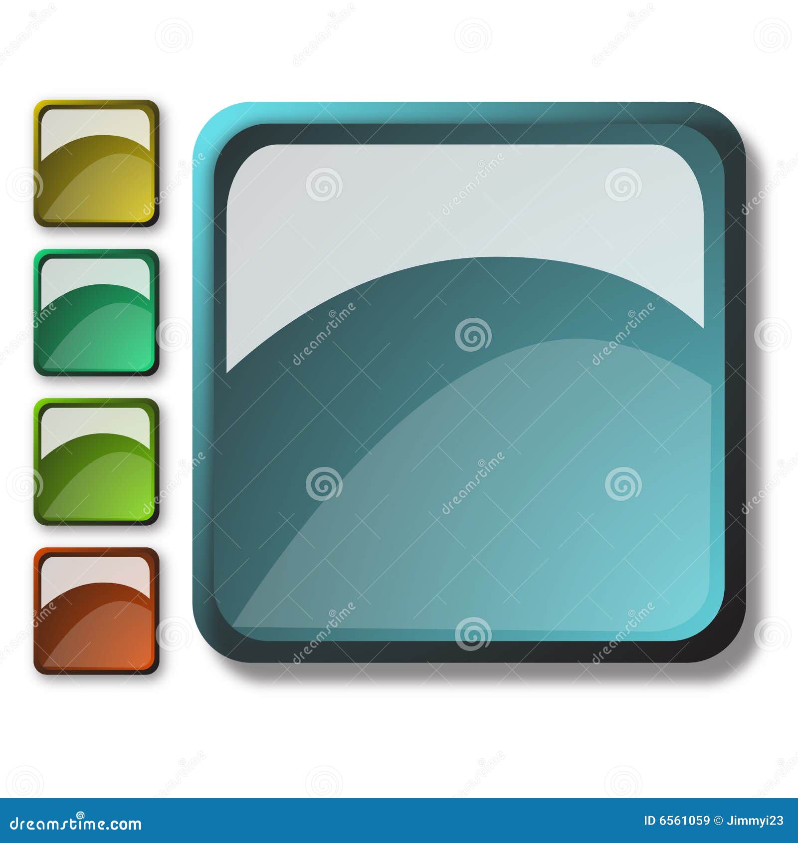 Aqua Style with Web Buttons Stock Vector - Illustration of gummy, glass ...