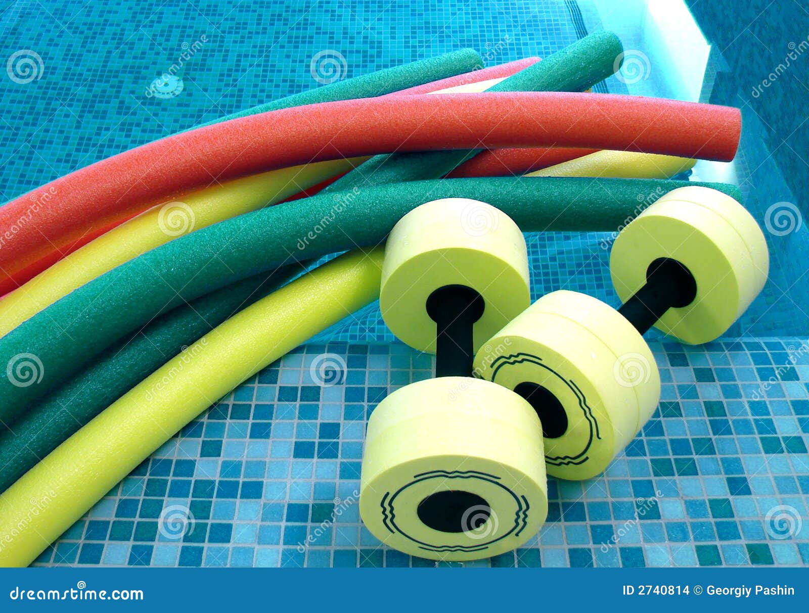 Aqua tools stock photo. Image of exercise, activity, noodles - 2740814
