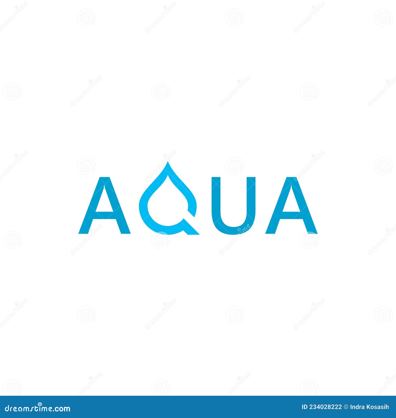 Aqua Water Vector Icon Logo Illustration Concept Stock Vector ...