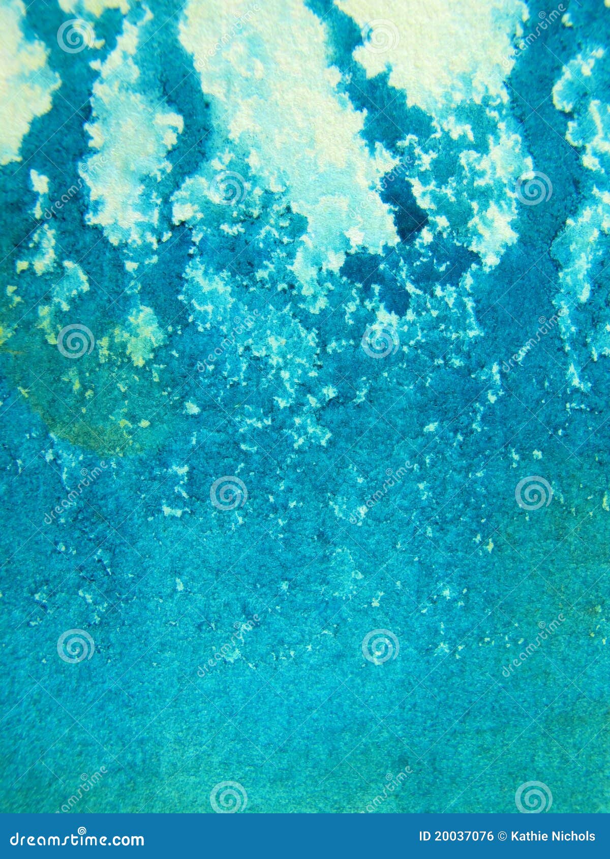 Aqua Watercolor Background stock photo. Image of original - 20037076