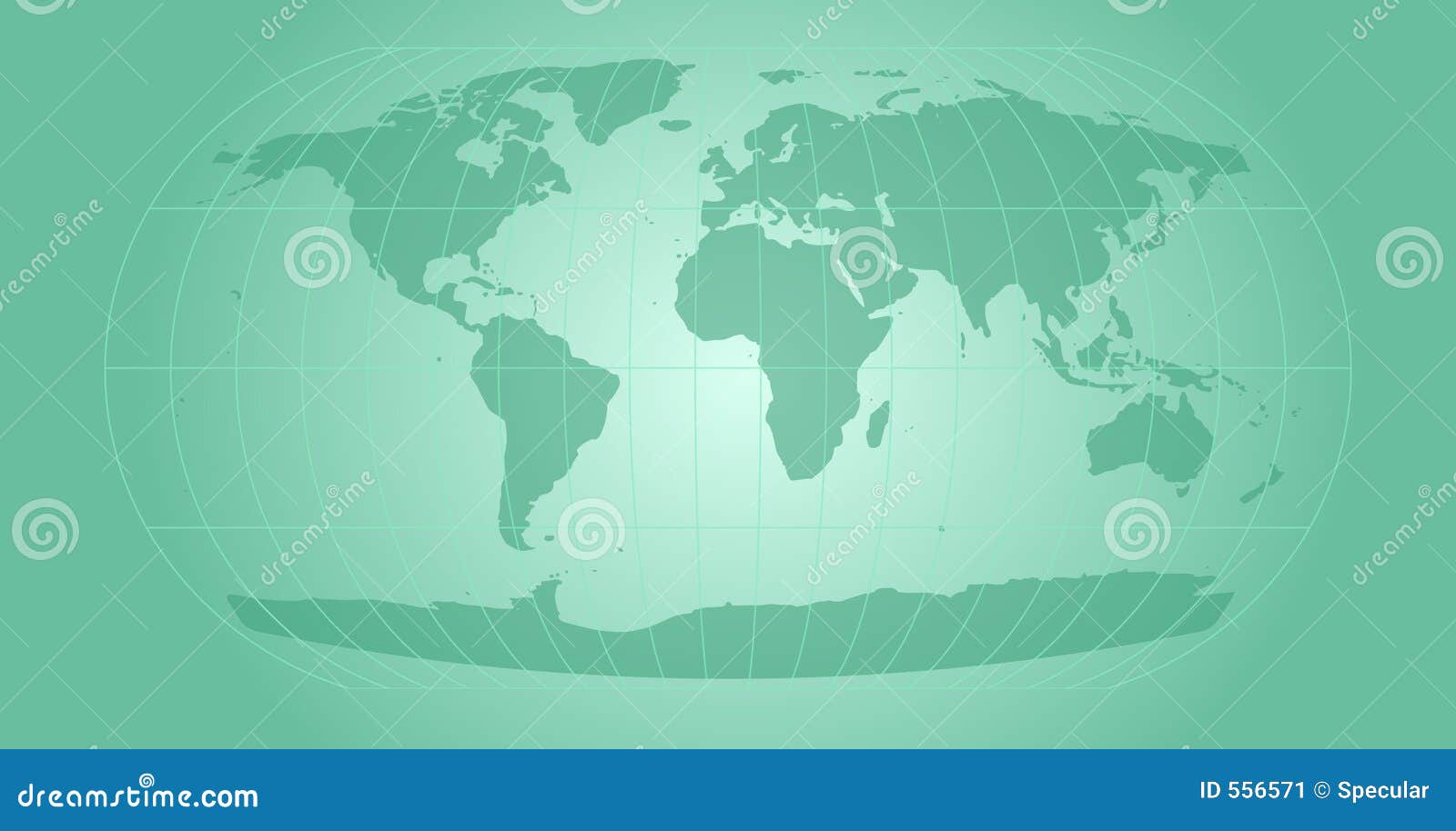 Aqua world map stock vector. Illustration of mapping, continental - 556571