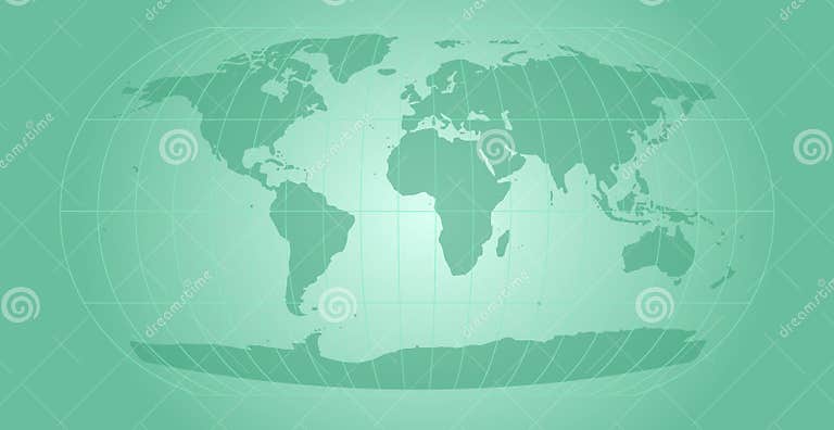 Aqua world map stock vector. Illustration of mapping, continental - 556571