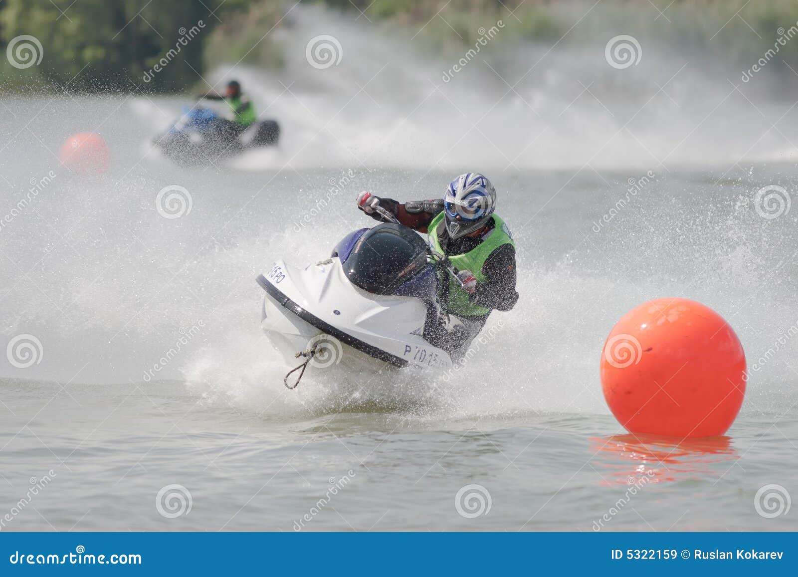 Aquabike championship. editorial stock image. Image of lake - 5322159