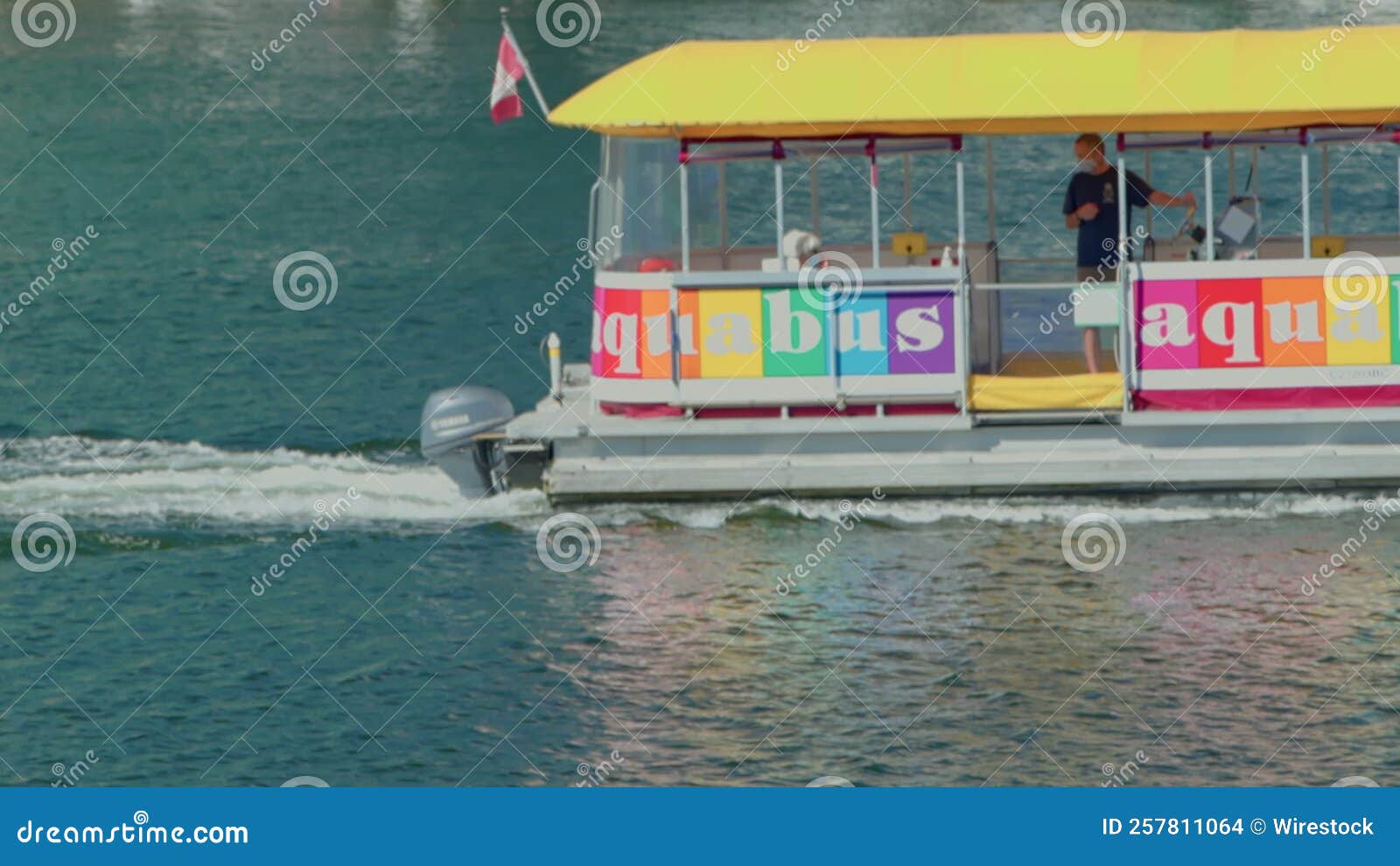 Aquabus Sailing on the Water at False Creek, Vancouver, BC, Canada ...