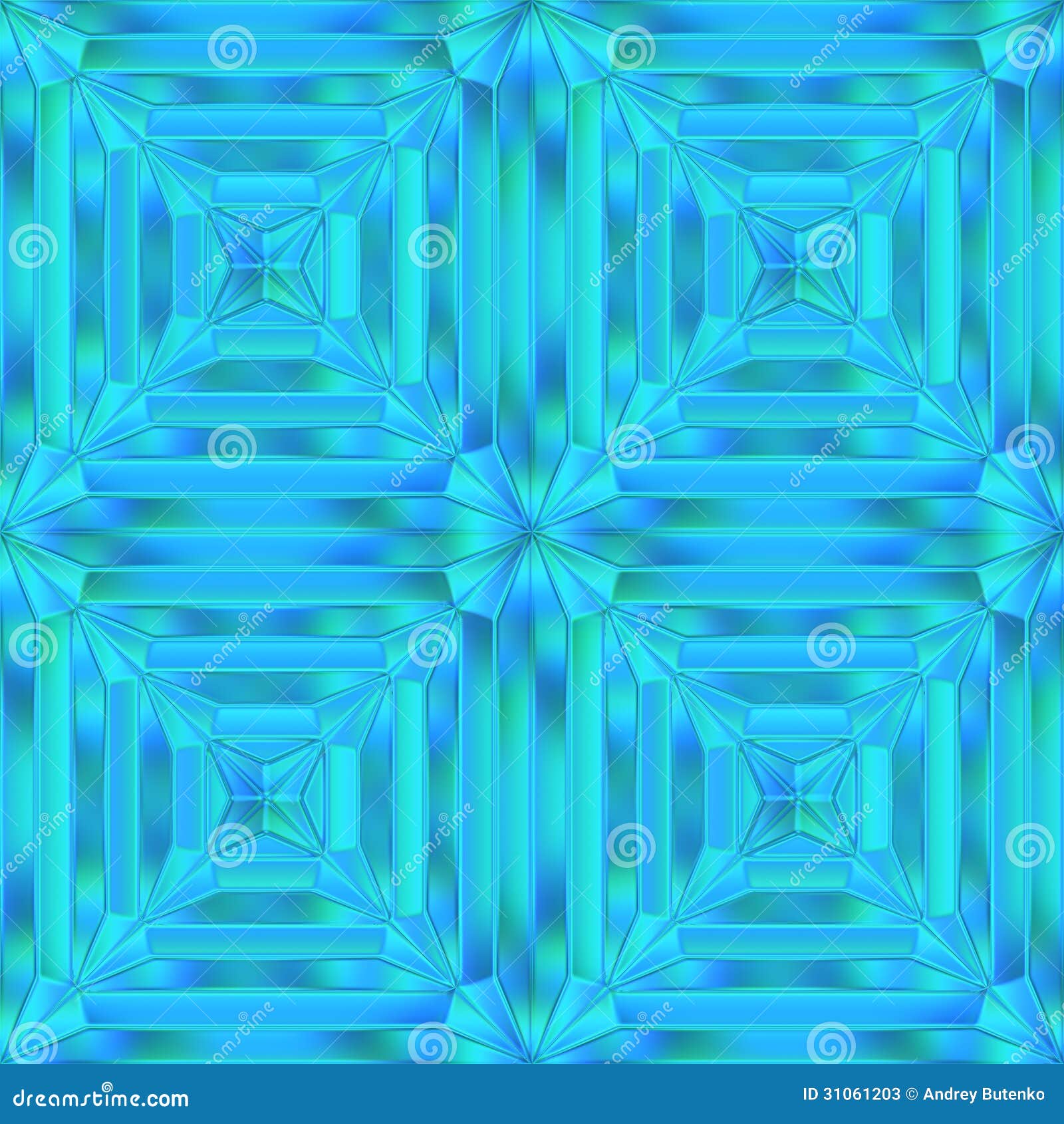 Aquamarine crystal stock illustration. Illustration of abstract - 31061203