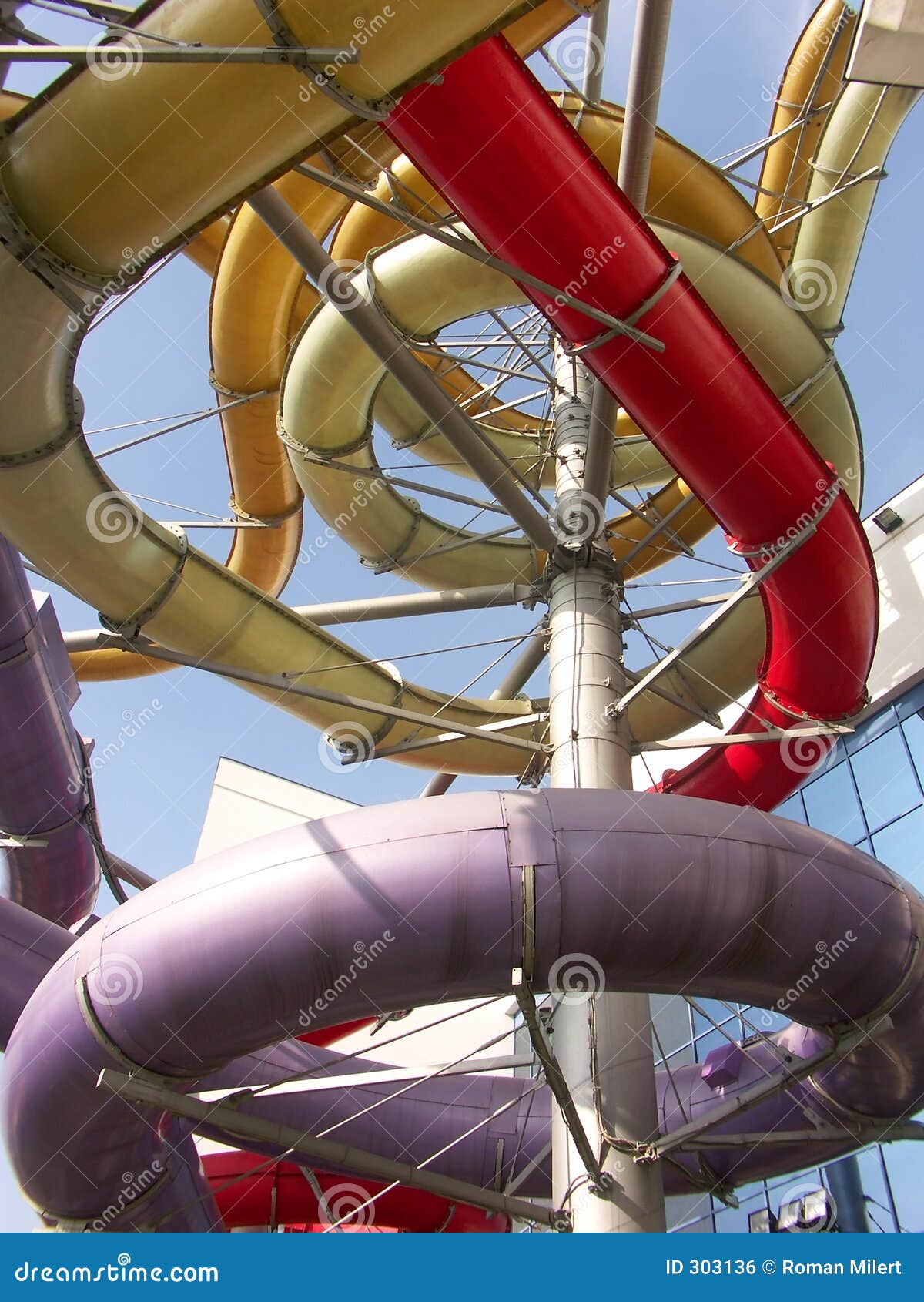 Aquapark stock photo. Image of play, structure, colorful - 303136