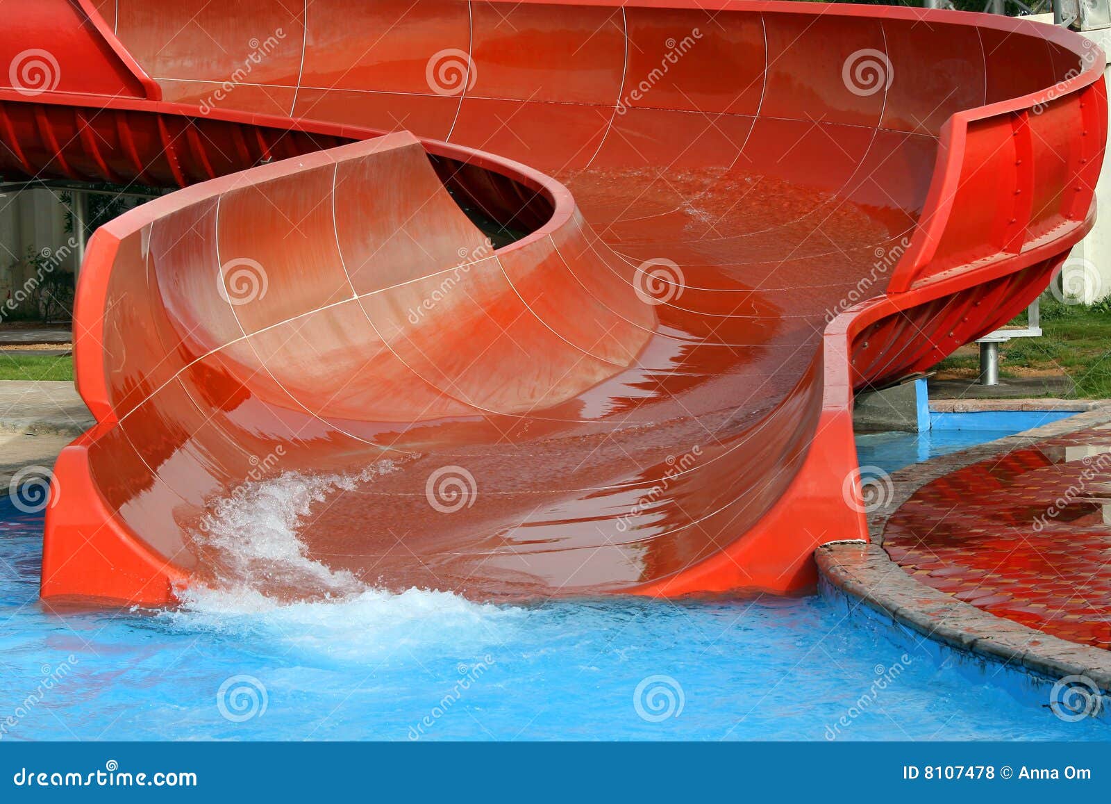 AQUAPARK SLIDE stock photo. Image of slide, vacations - 8107478