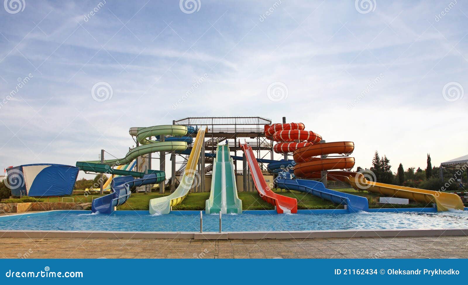 Aquapark Slides Stock Photography | CartoonDealer.com #26046266