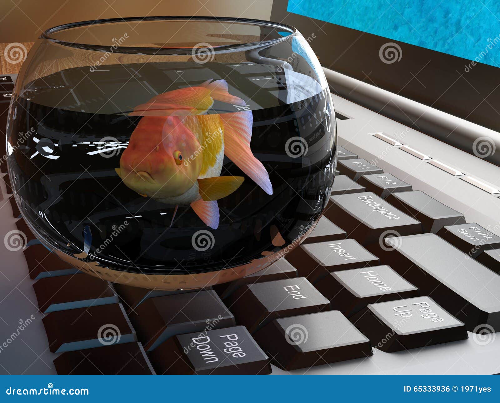 Aquarium stock illustration. Illustration of modern, symbol - 65333936