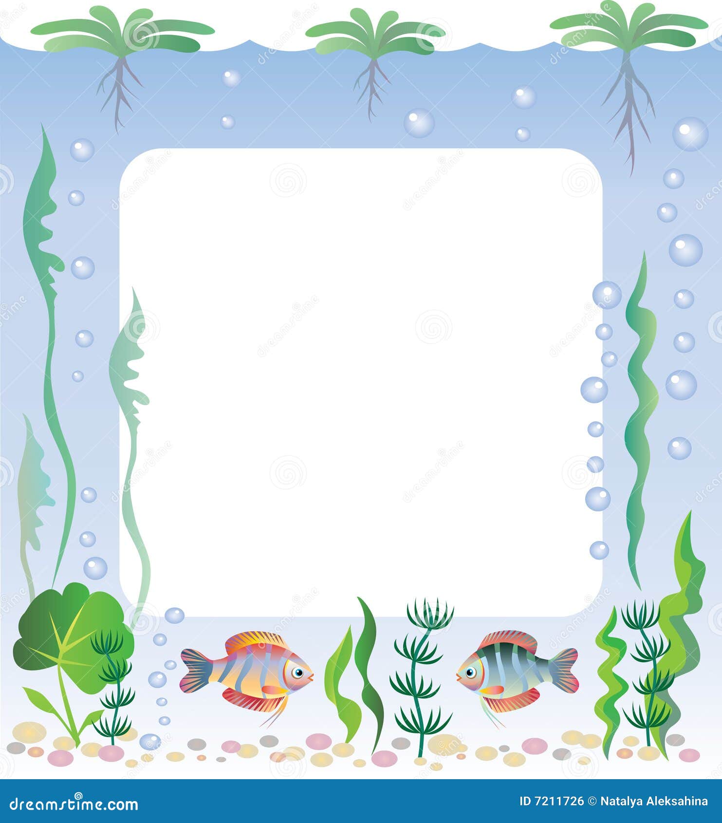 Aquarium Frame Royalty-Free Stock Photography | CartoonDealer.com #4013003