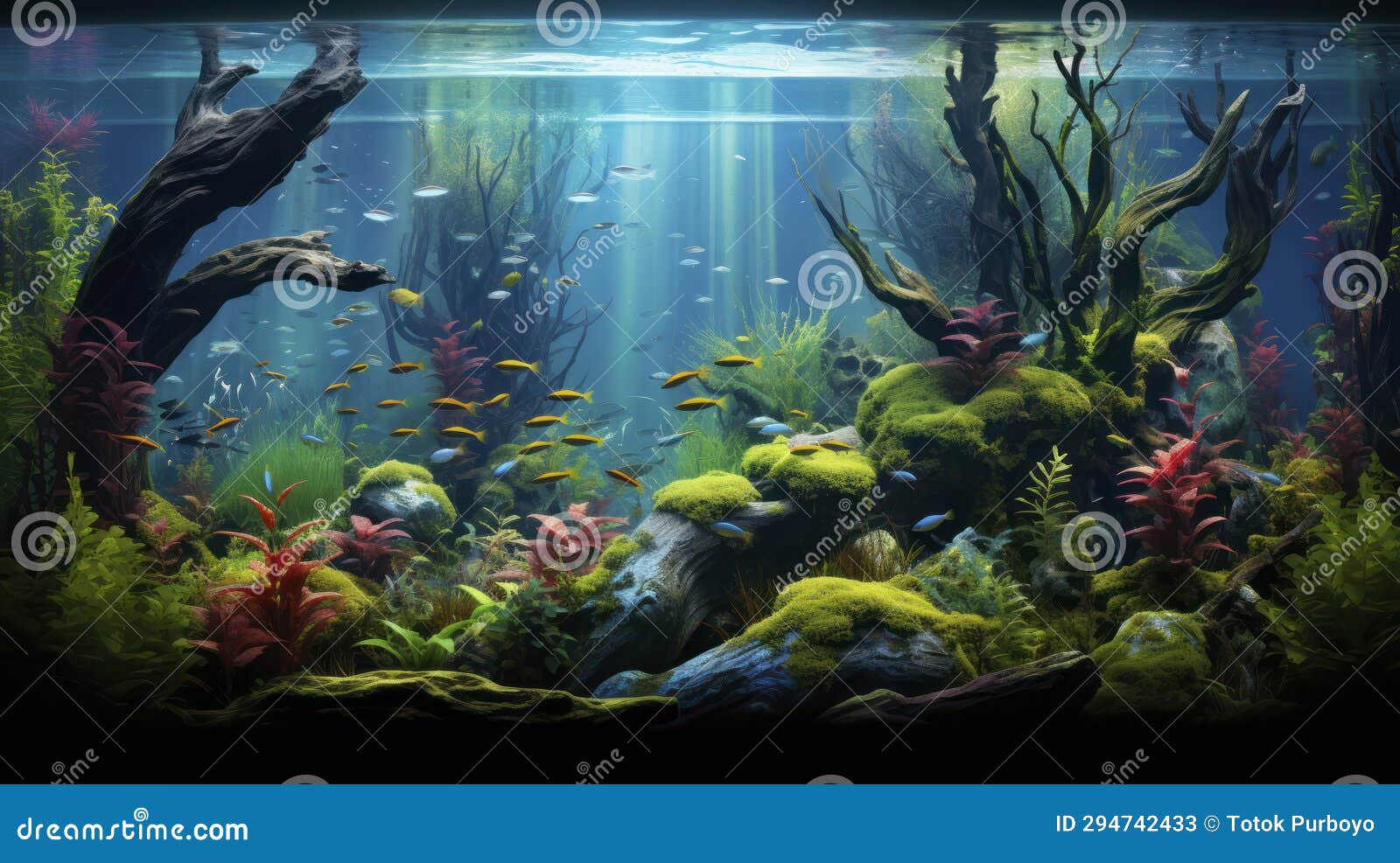 Captivating Aquarium: Photorealistic Coral And Kelp In Hyperrealistic ...