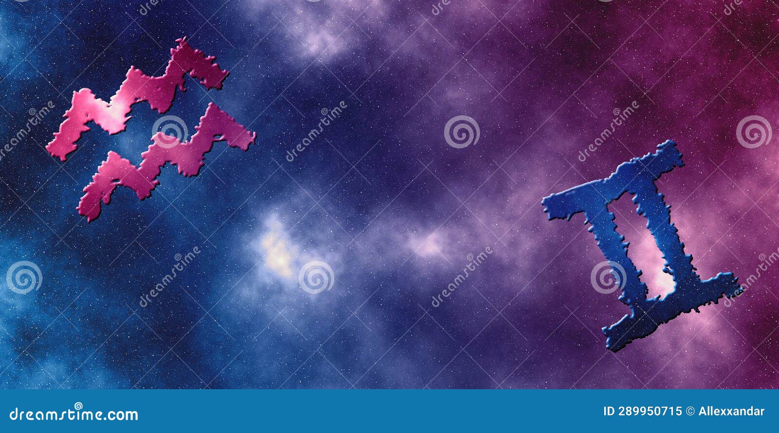 Aquarius and Gemini Compatibility Stock Image - Image of horoscopes ...