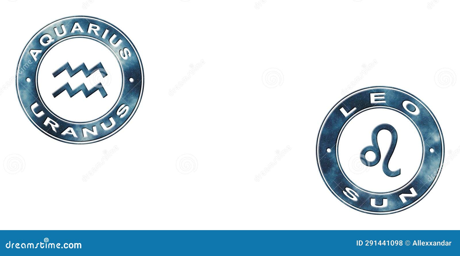 Aquarius and Leo Compatibility Stock Illustration - Illustration of ...