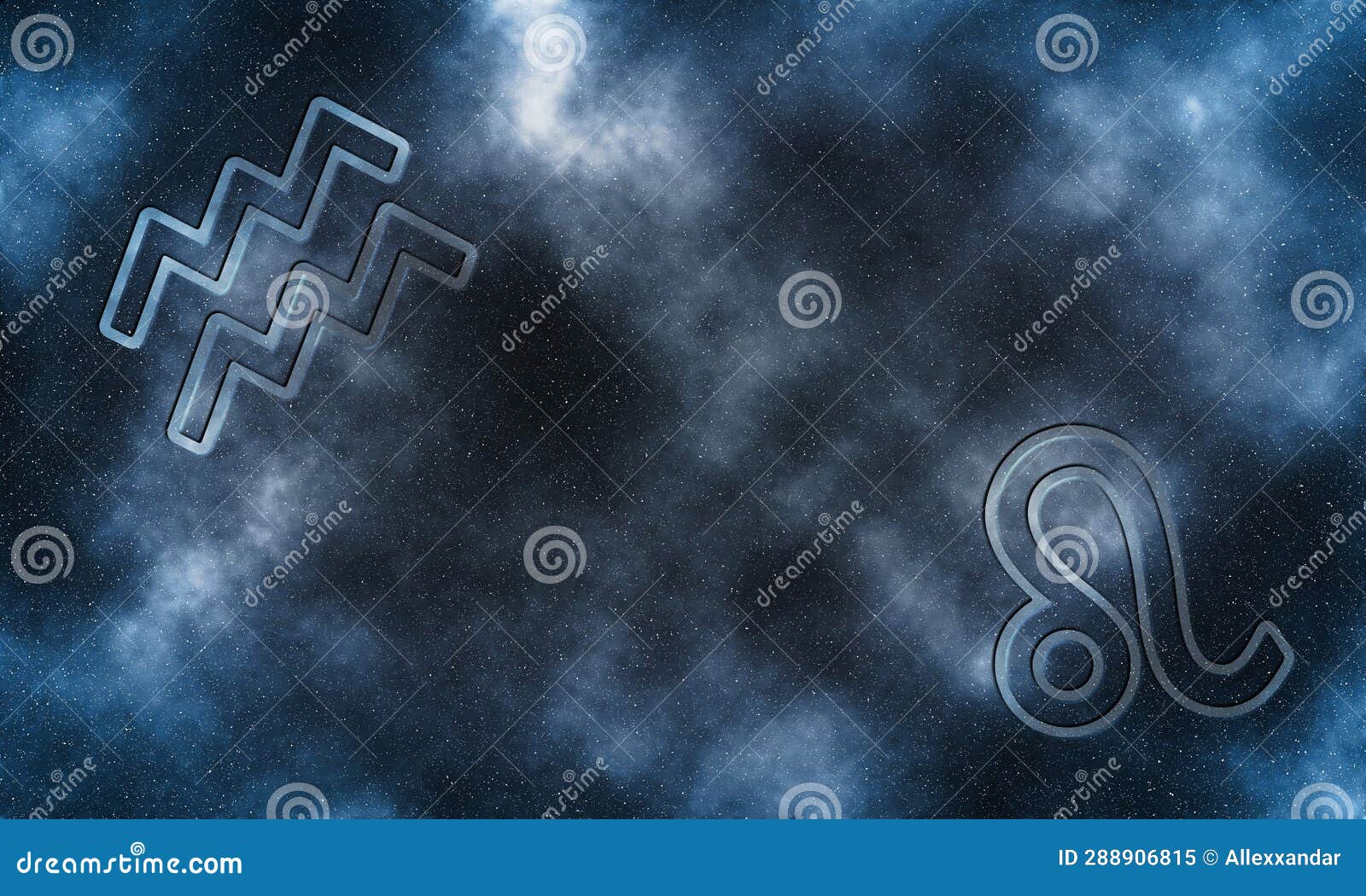Aquarius and Leo Compatibility Stock Image - Image of stability, magic ...