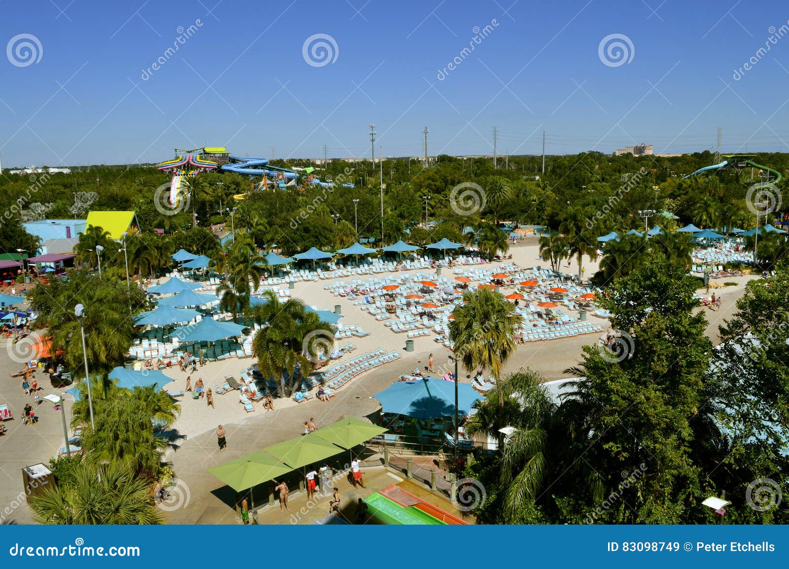 Aquatica Theme Park in Orlando Stock Image - Image of pleasure, florida ...