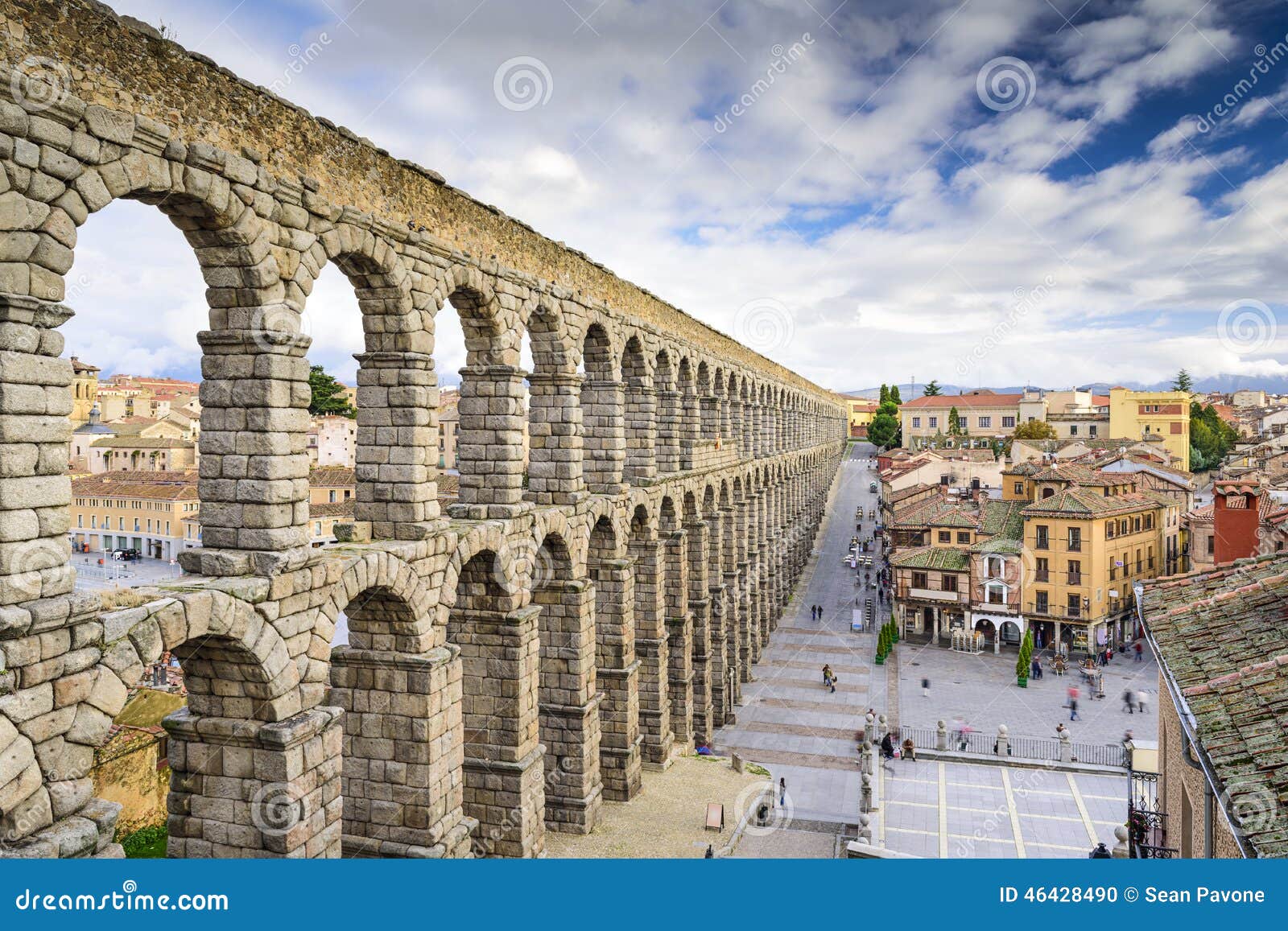 Aqueduc De Ségovie, Espagne Photo stock - Image: 46428490