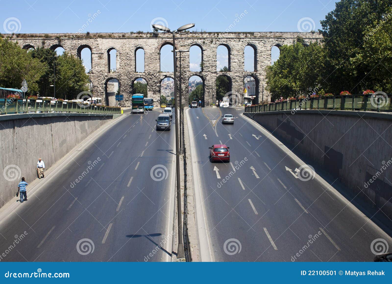 Aqueduct of Valens editorial photo. Image of historic - 22100501