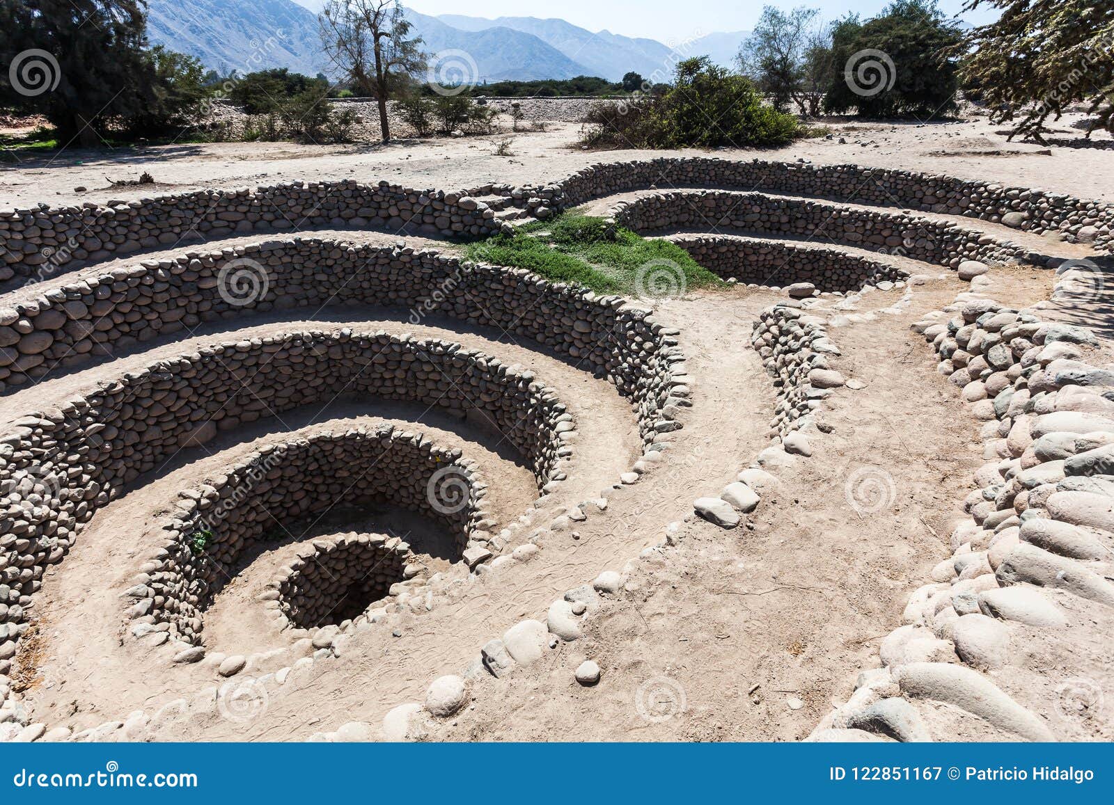 The Puquios Aqueducts In Peru Royalty-Free Stock Image | CartoonDealer ...