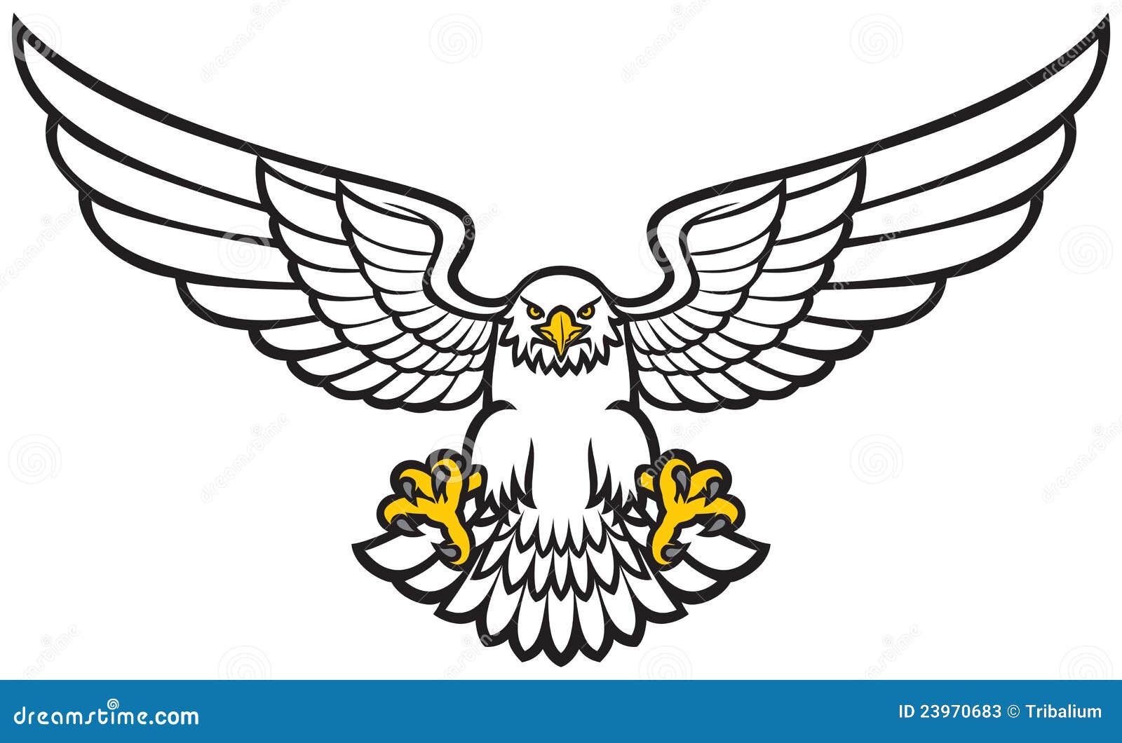 Aquila illustrazione vettoriale. Illustrazione di nave - 23970683