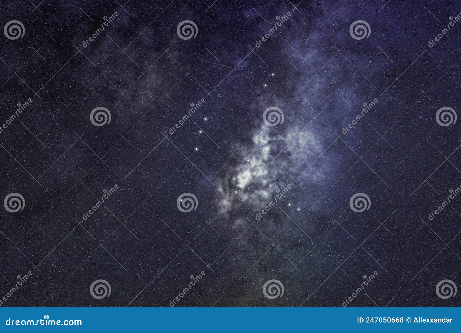 Aquila Star Constellation, Night Sky, Cluster Of Stars, Deep Space ...