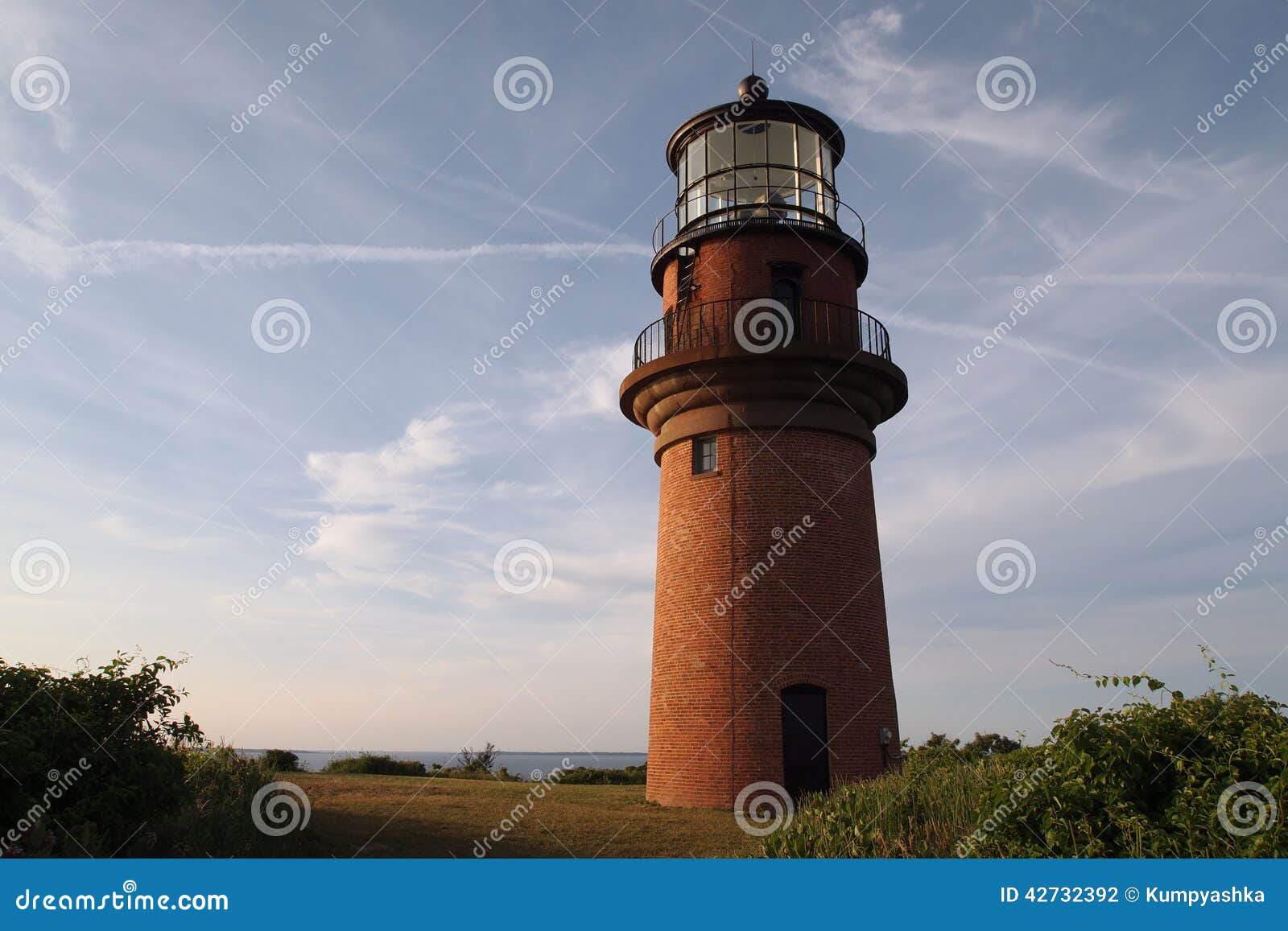 Aquinnah Lighthouse stock photo. Image of landmark, aquinnah - 42732392