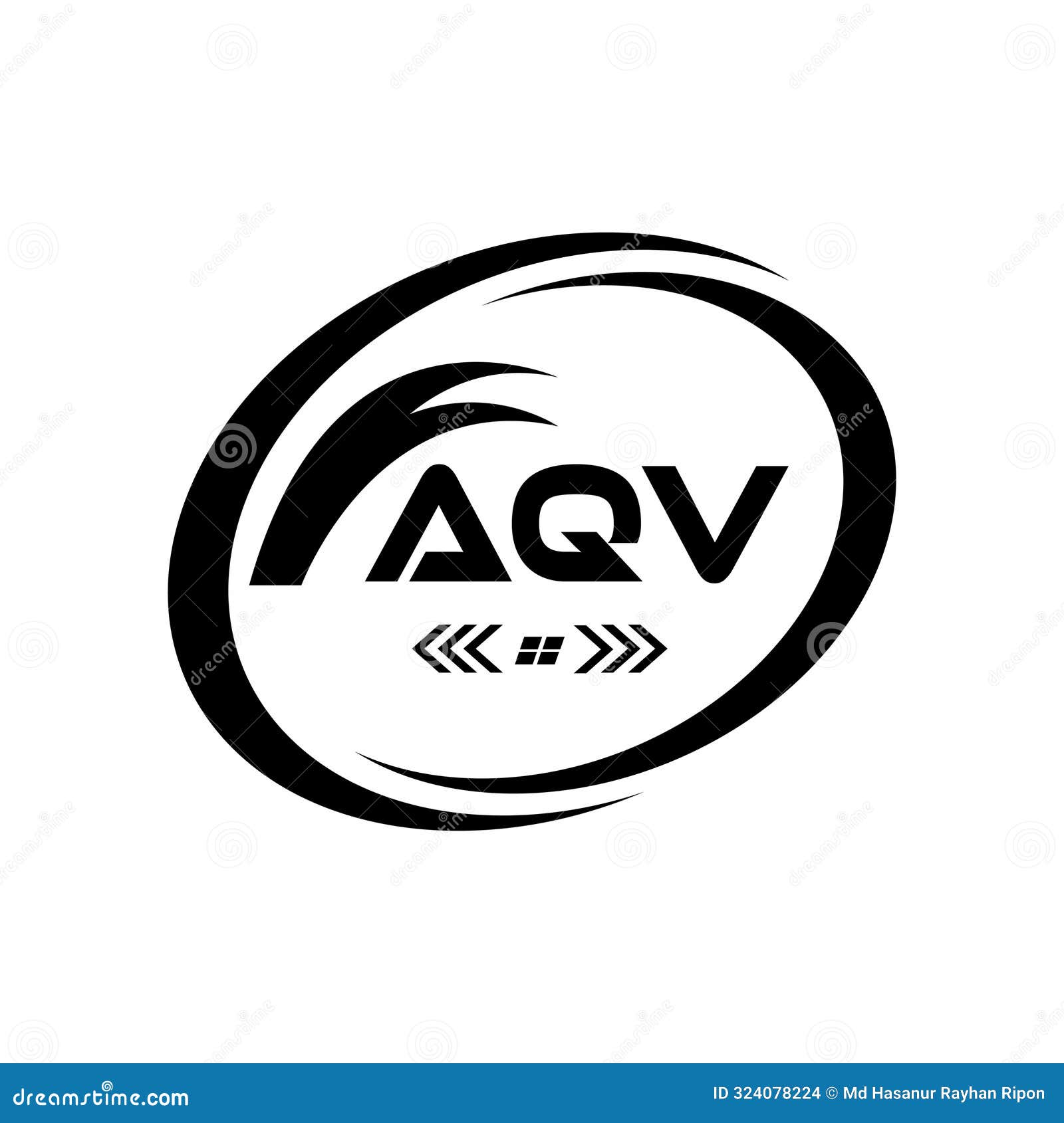 AQV Letter Logo Design. AQV Simple and Modern Monogram Logo Stock ...