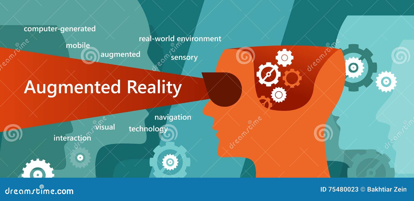 AR Augmented Reality Concept Illustration Had Vision Interaction Stock ... AR Augmented Reality Concept Illustration Had Vision Interaction Stock ...