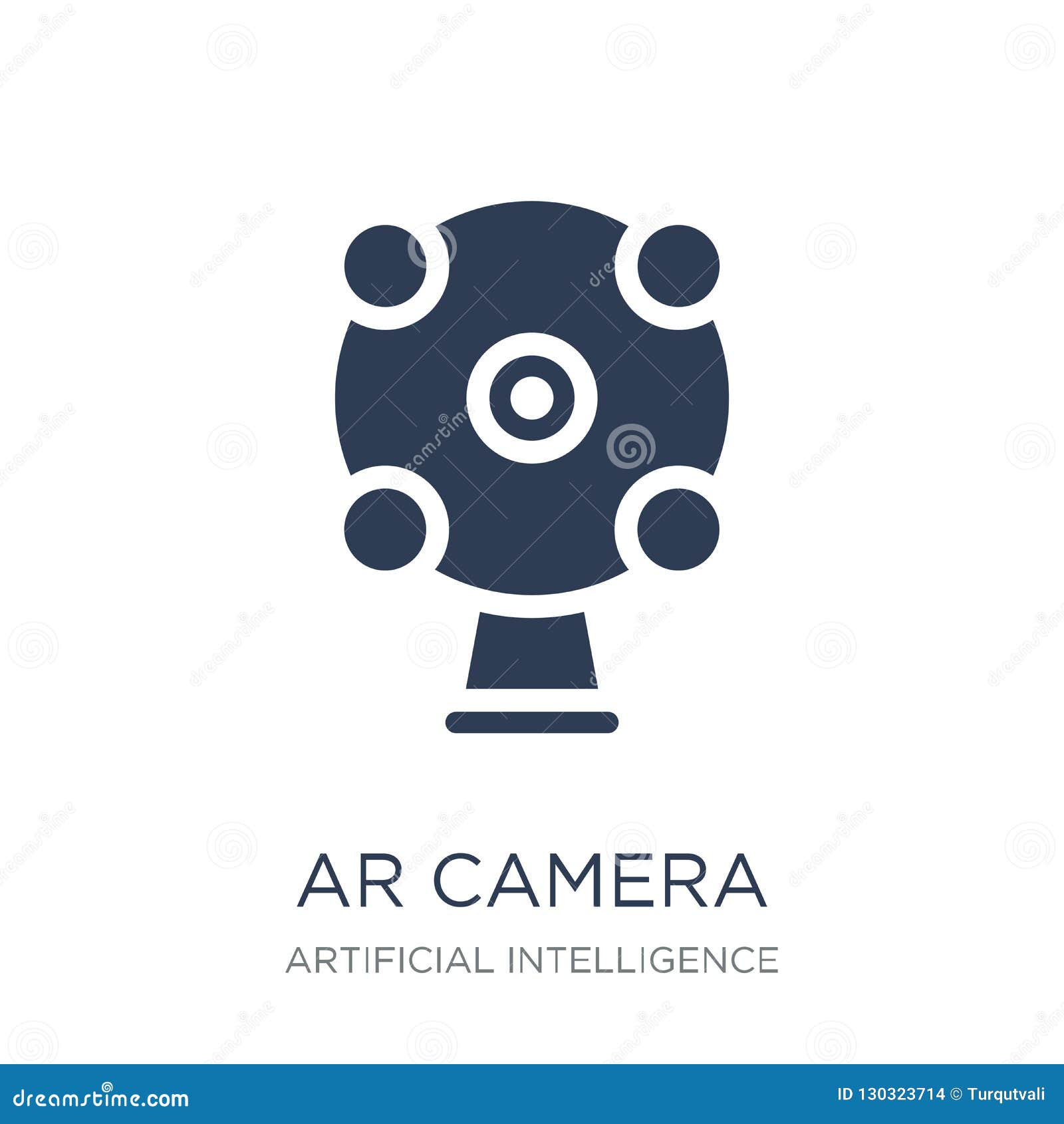 Ar Camera Icon. Trendy Flat Vector Ar Camera Icon on White Backg Stock ...
