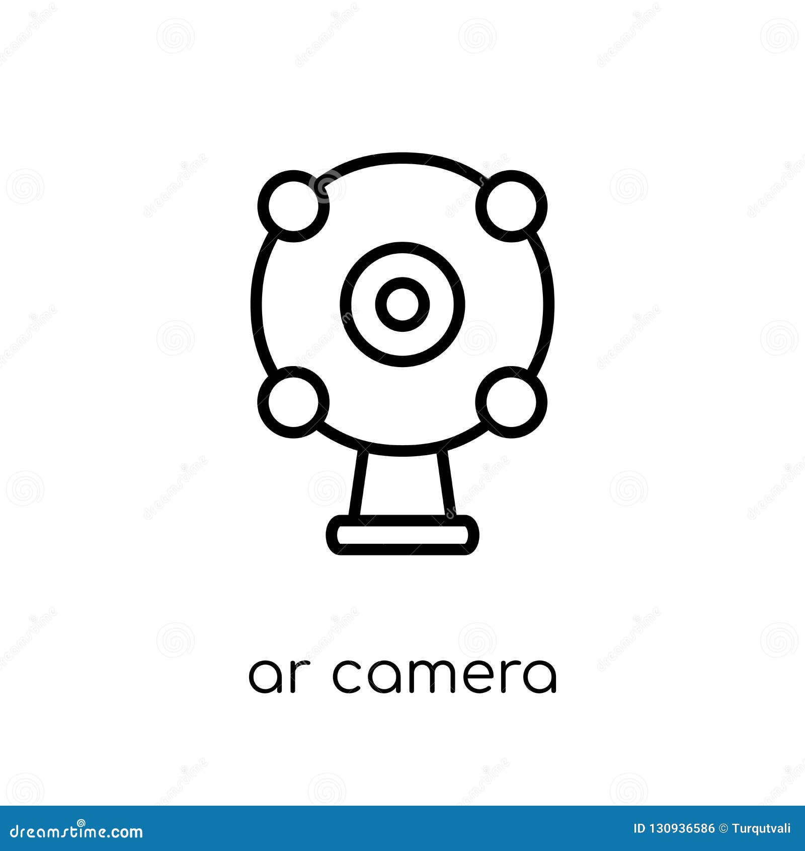 Ar Camera Icon. Trendy Modern Flat Linear Vector Ar Camera Icon Stock ...