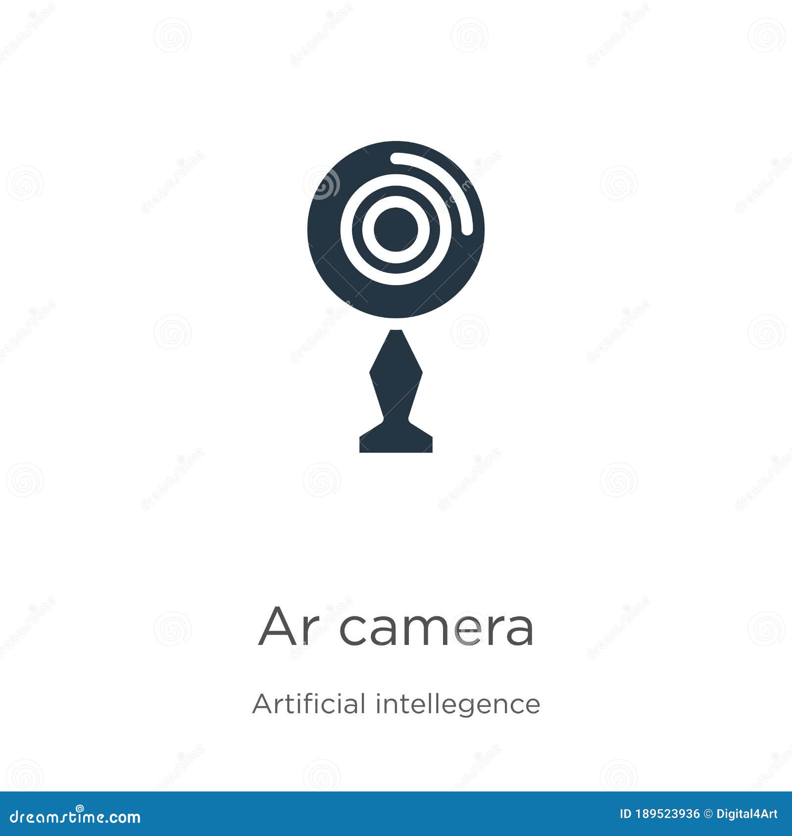 Ar Camera Icon Vector. Trendy Flat Ar Camera Icon from Artificial ...