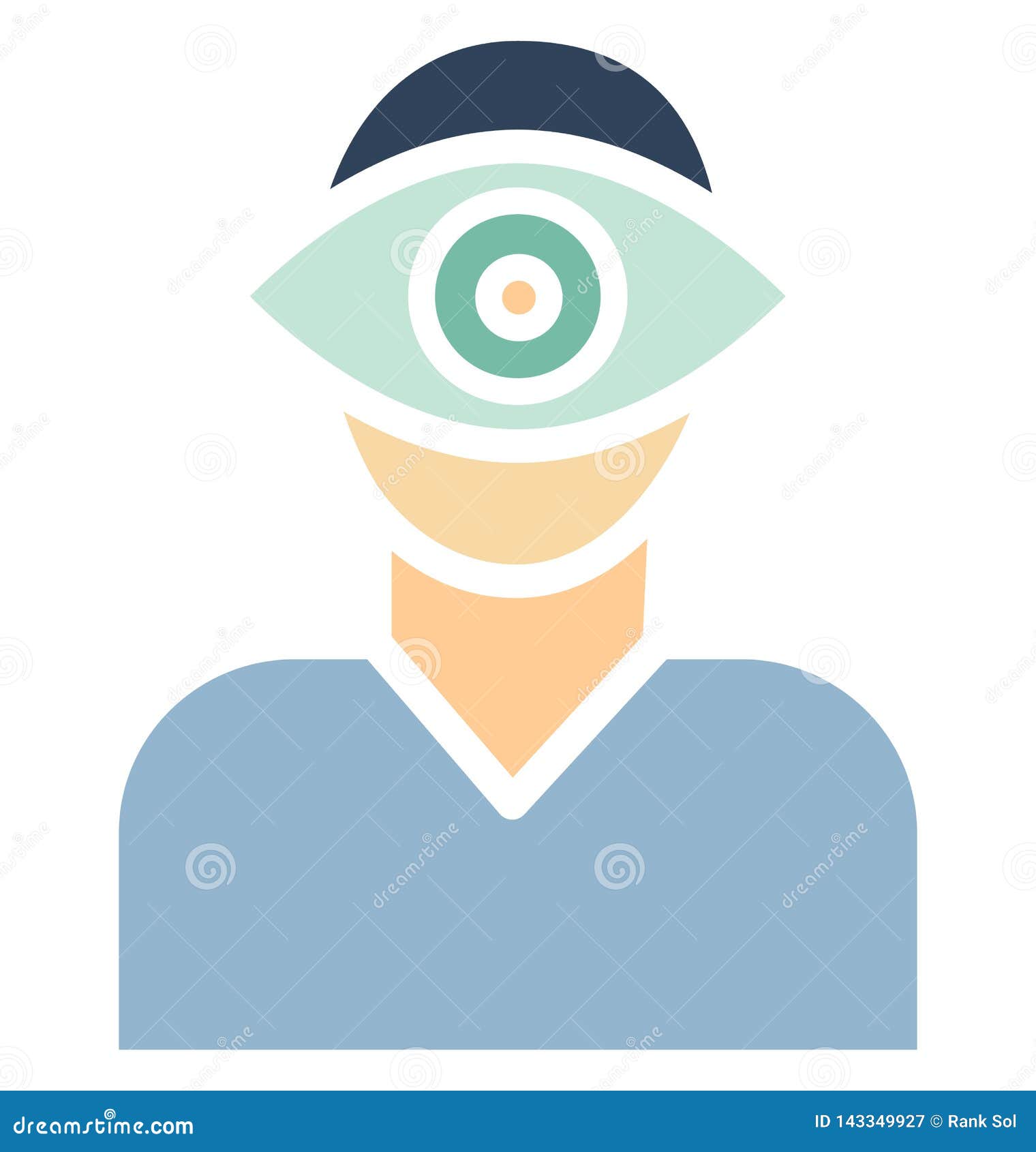 Ar Contact Lenses Isolated Vector Icon Which Can Easily Modify or Edit ...