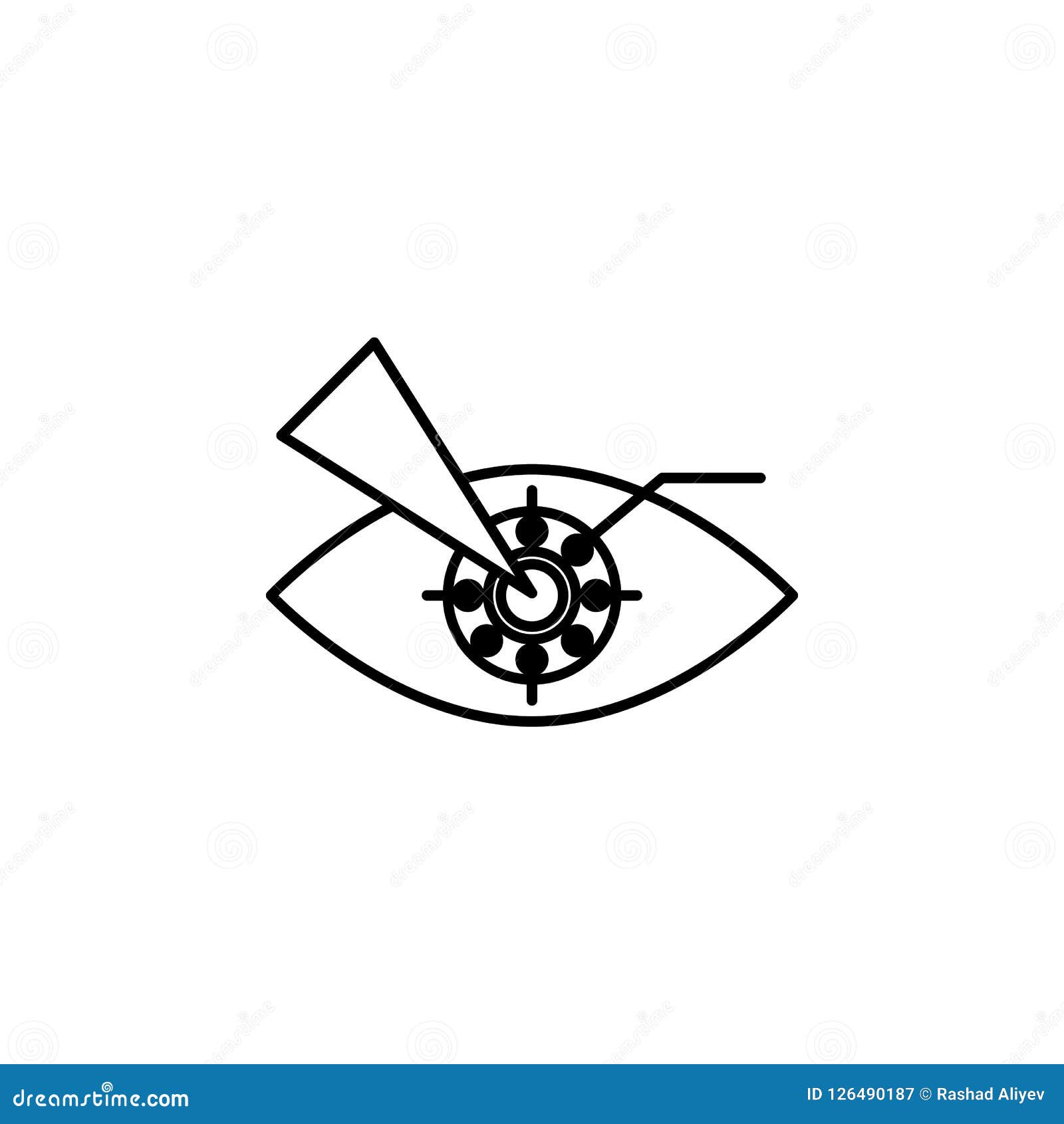 Ar Contact Lenses Smart Icon. Element of Artificial Intelligence Icon ...