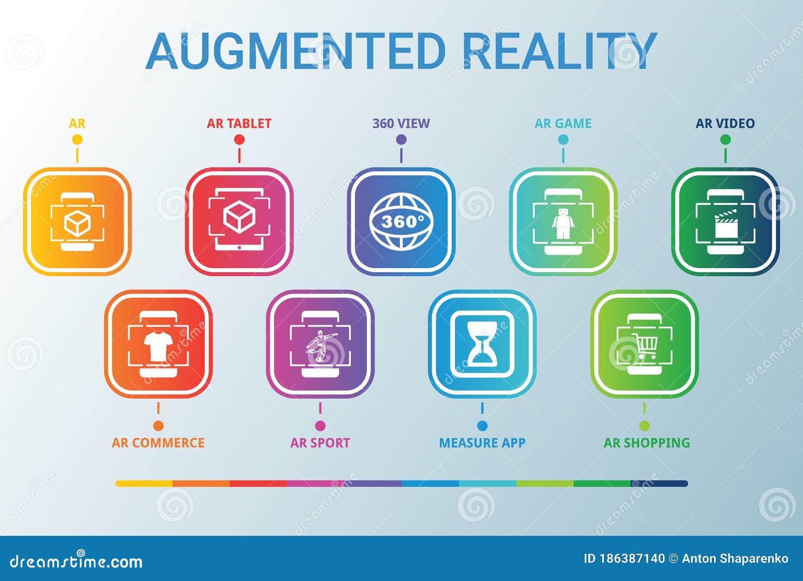 Ar Data Infographics Visualization. Process Chart. Diagram with Steps ...