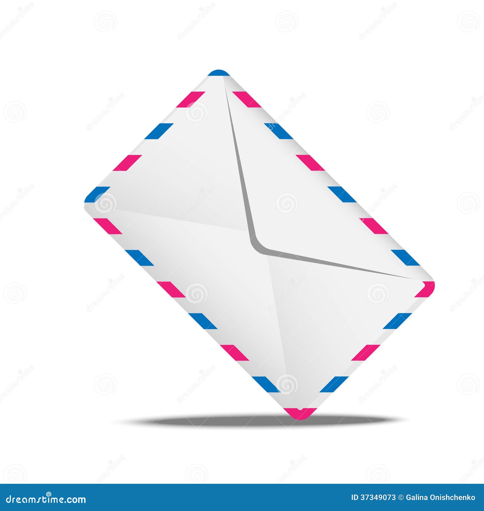 Ar Do Envelope Em Um Fundo Branco Ilustração do Vetor - Ilustração de ...