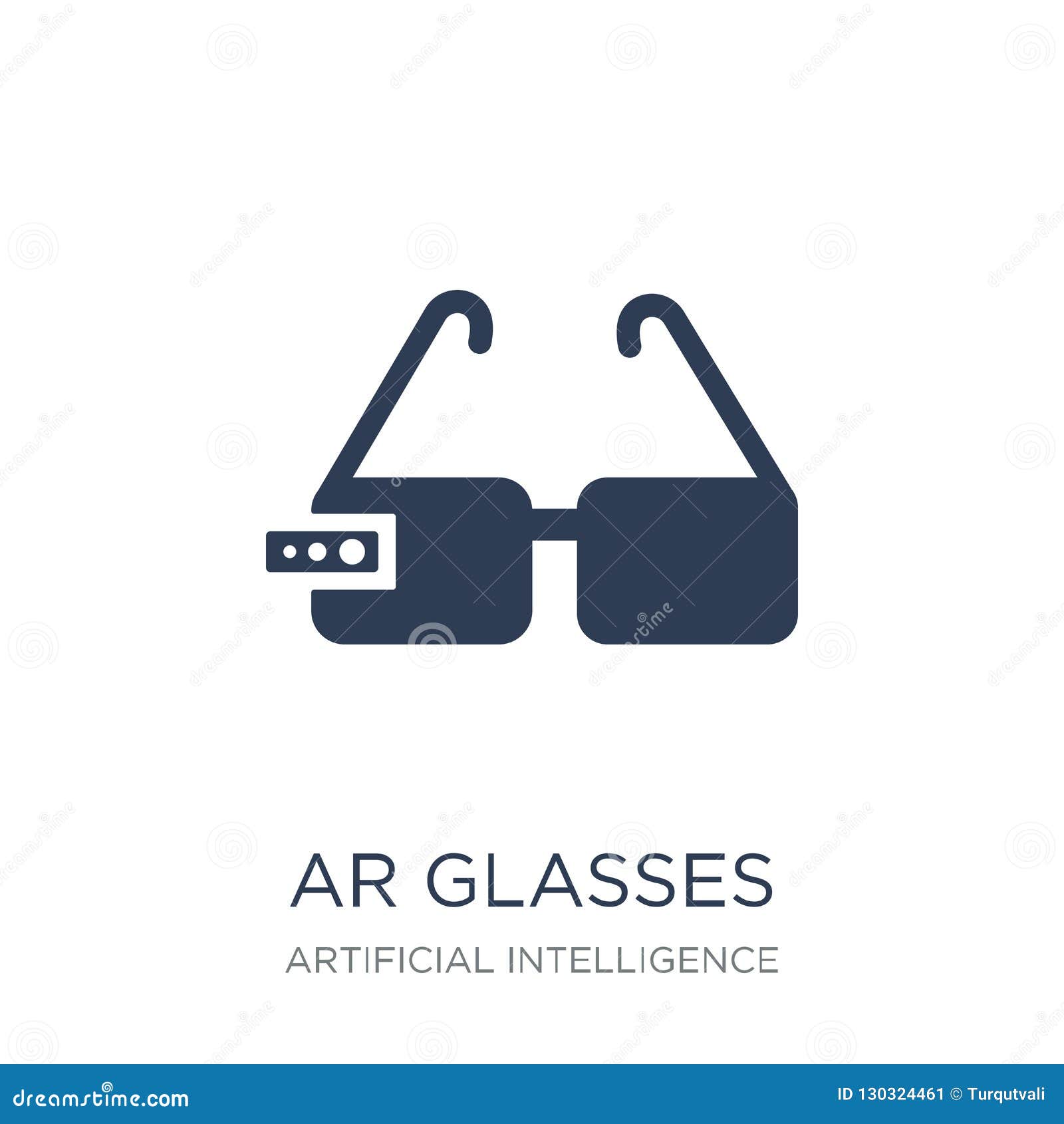 Ar Glasses Icon. Trendy Flat Vector Ar Glasses Icon on White Bac Stock ...