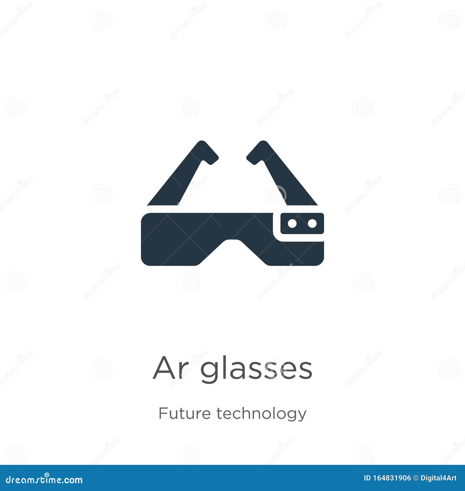 Ar Glasses Icon Vector. Trendy Flat Ar Glasses Icon from Future ...