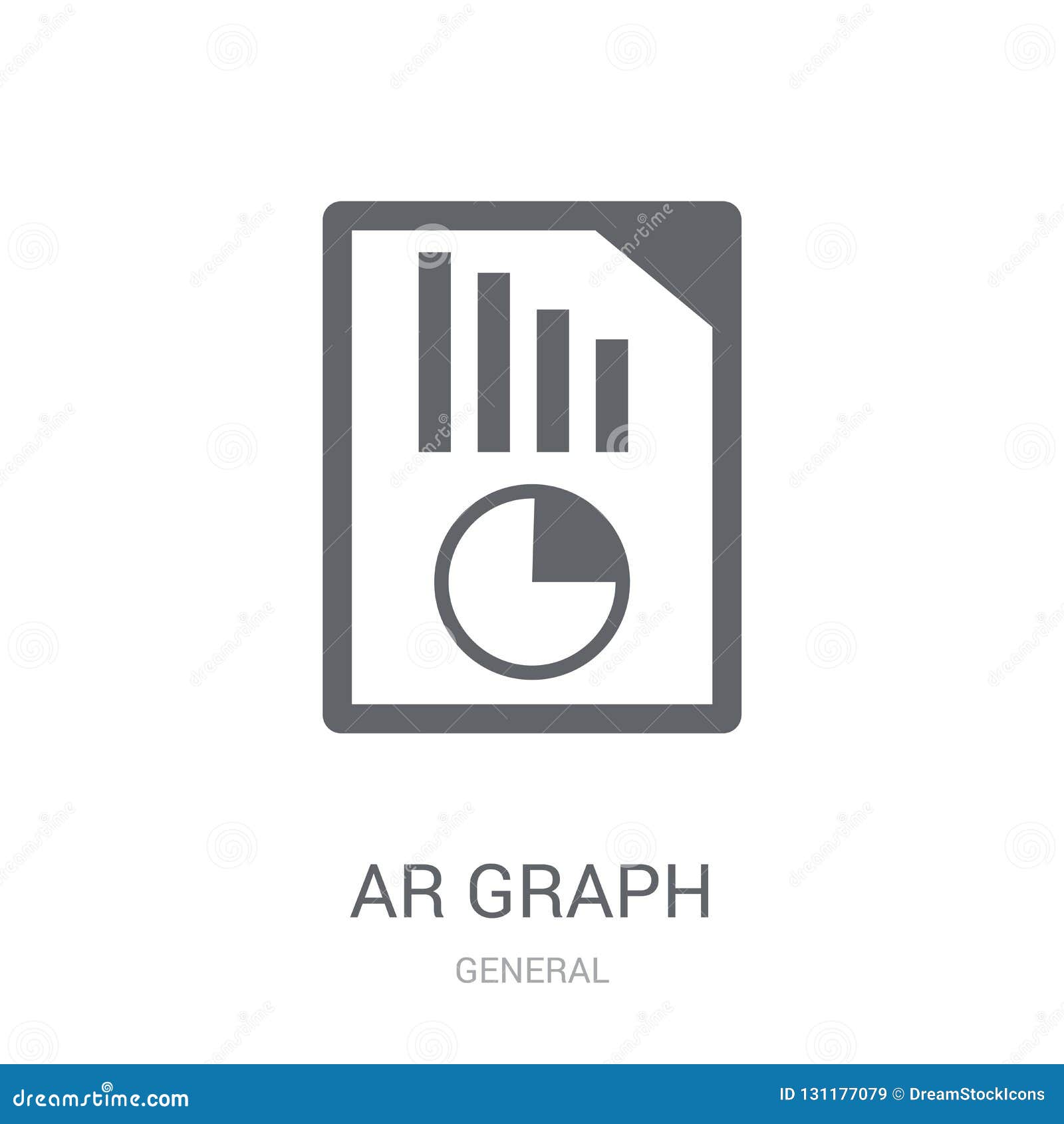 Ar Graph Icon. Trendy Ar Graph Logo Concept on White Background Stock ...